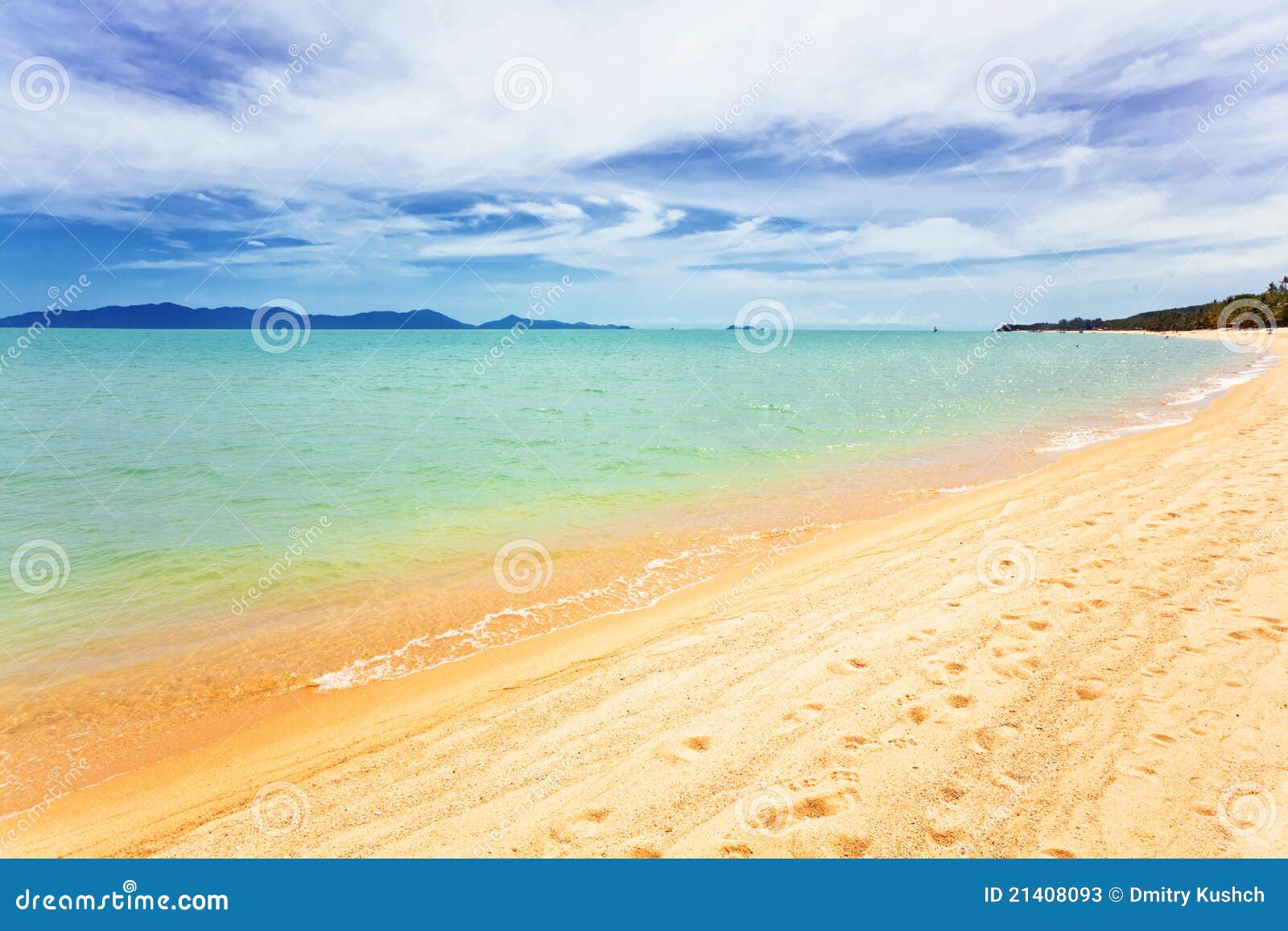 Exotic tropical beach. stock image. Image of stone, scenic - 21408093