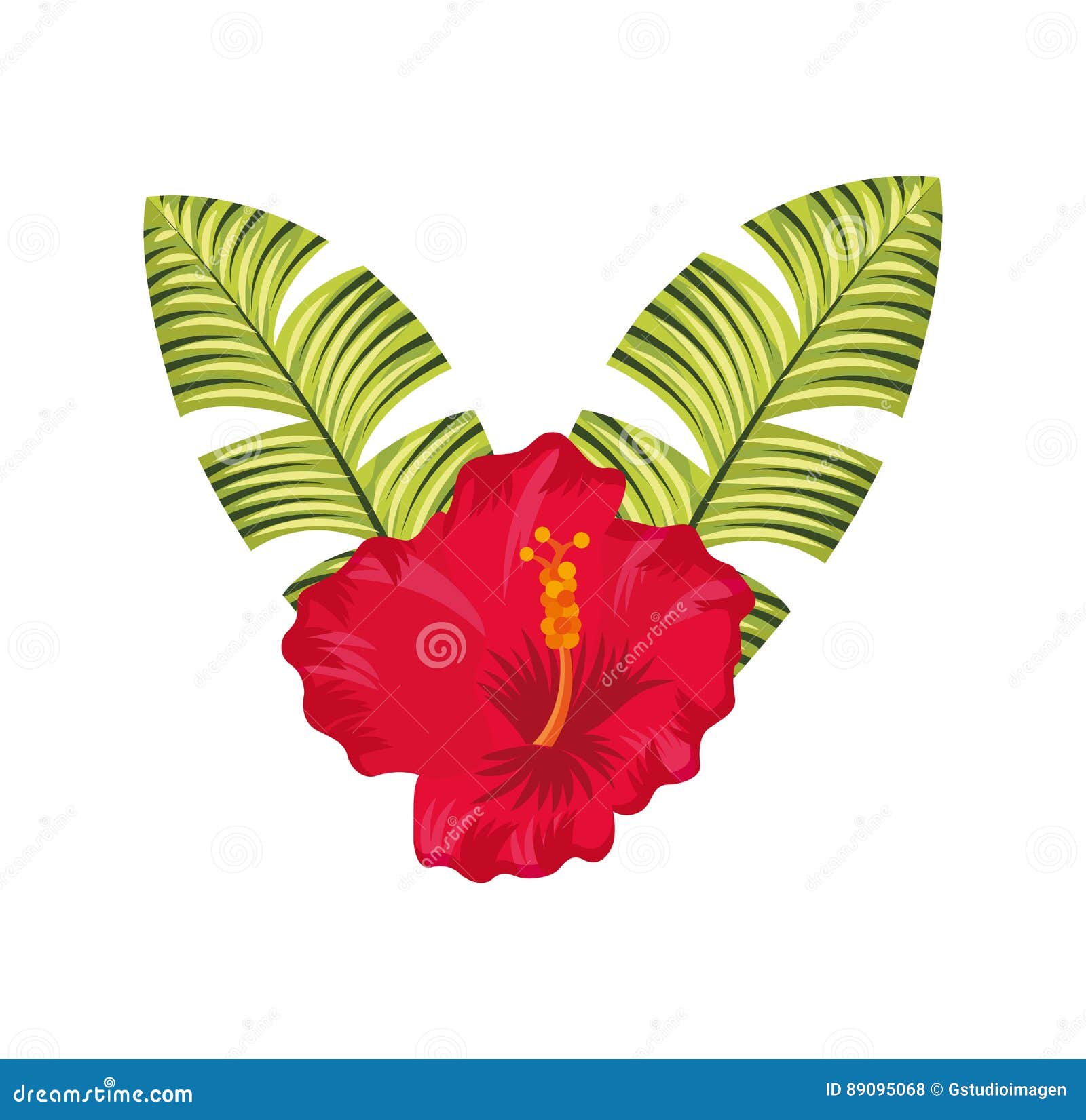 Exotic and Tropical Flower Icon Stock Vector - Illustration of plant ...