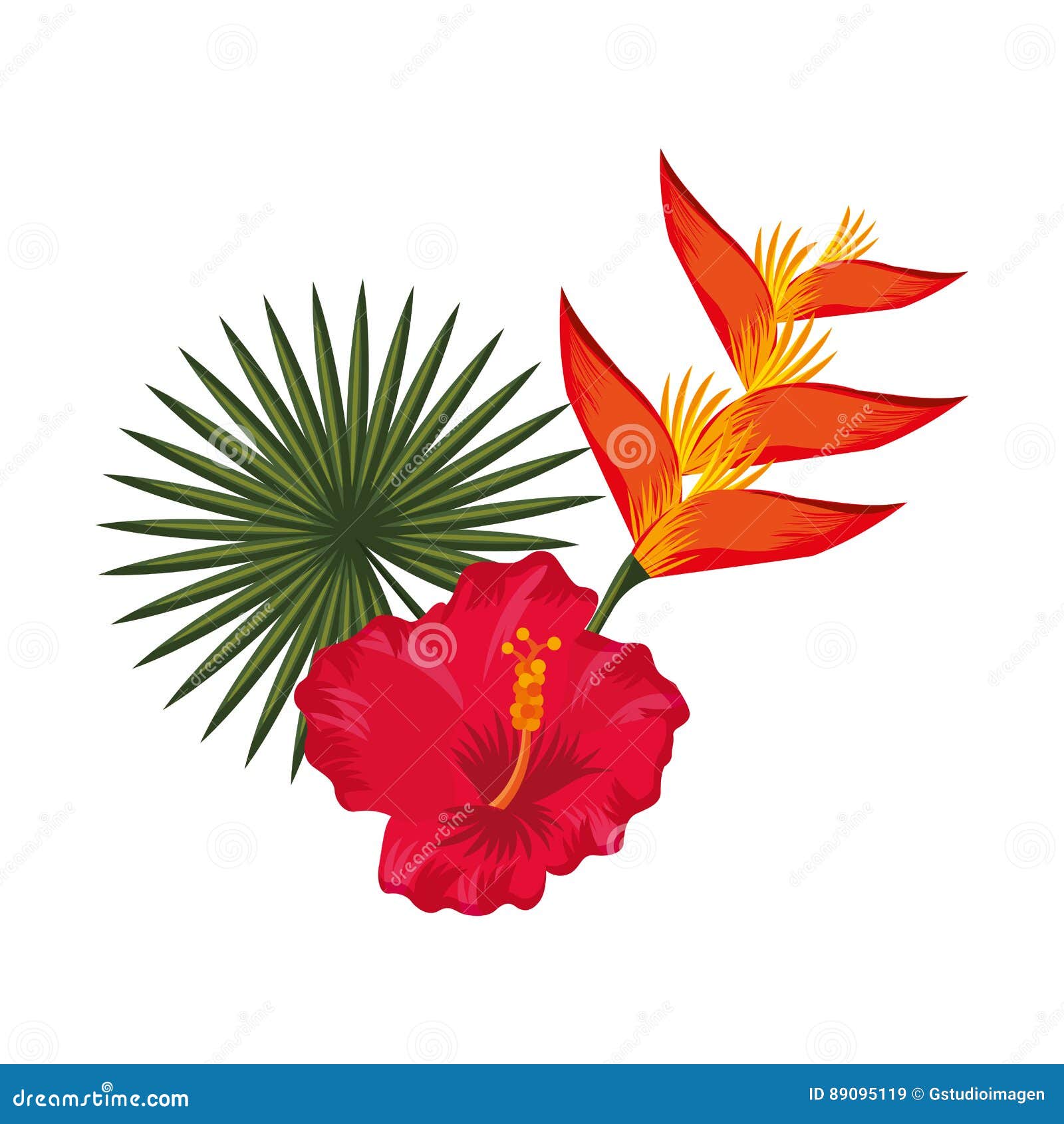 Exotic and Tropical Flower Icon Stock Vector - Illustration of flowers ...