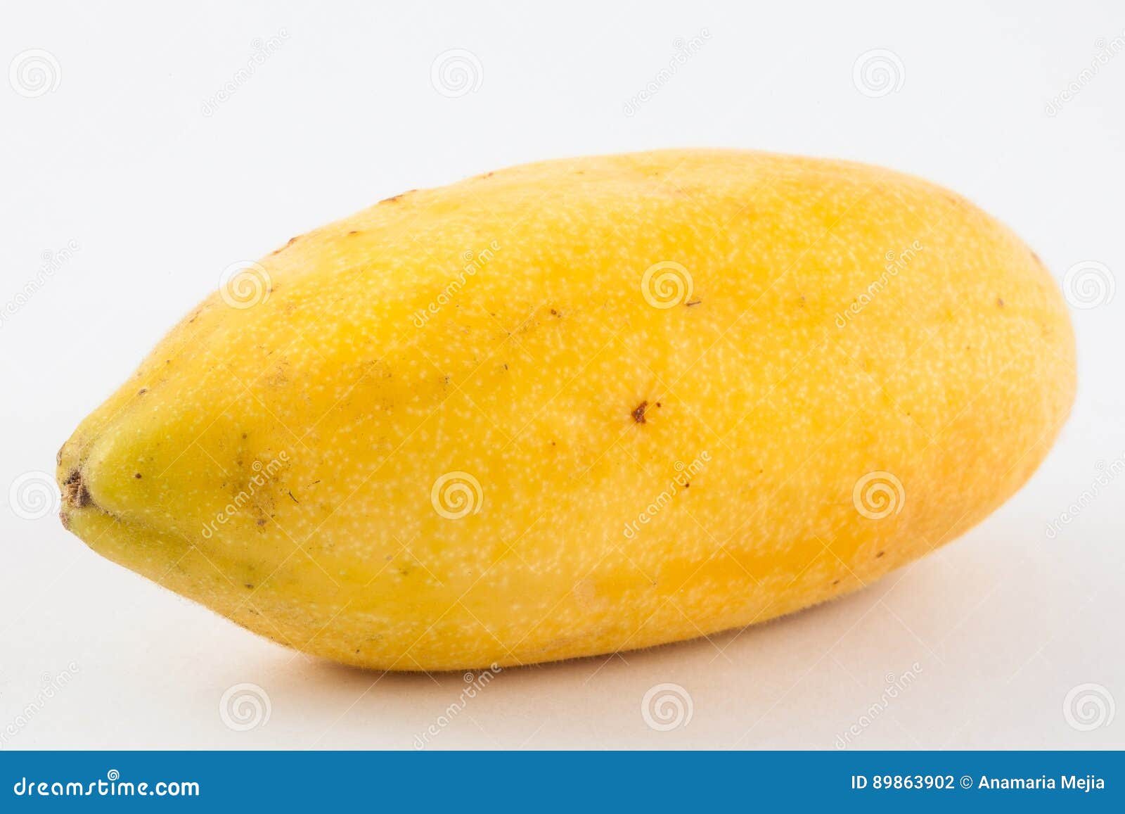 Exotic Tropical Fruit Called Curuba Passiflora Tripartita Stock Photo ...