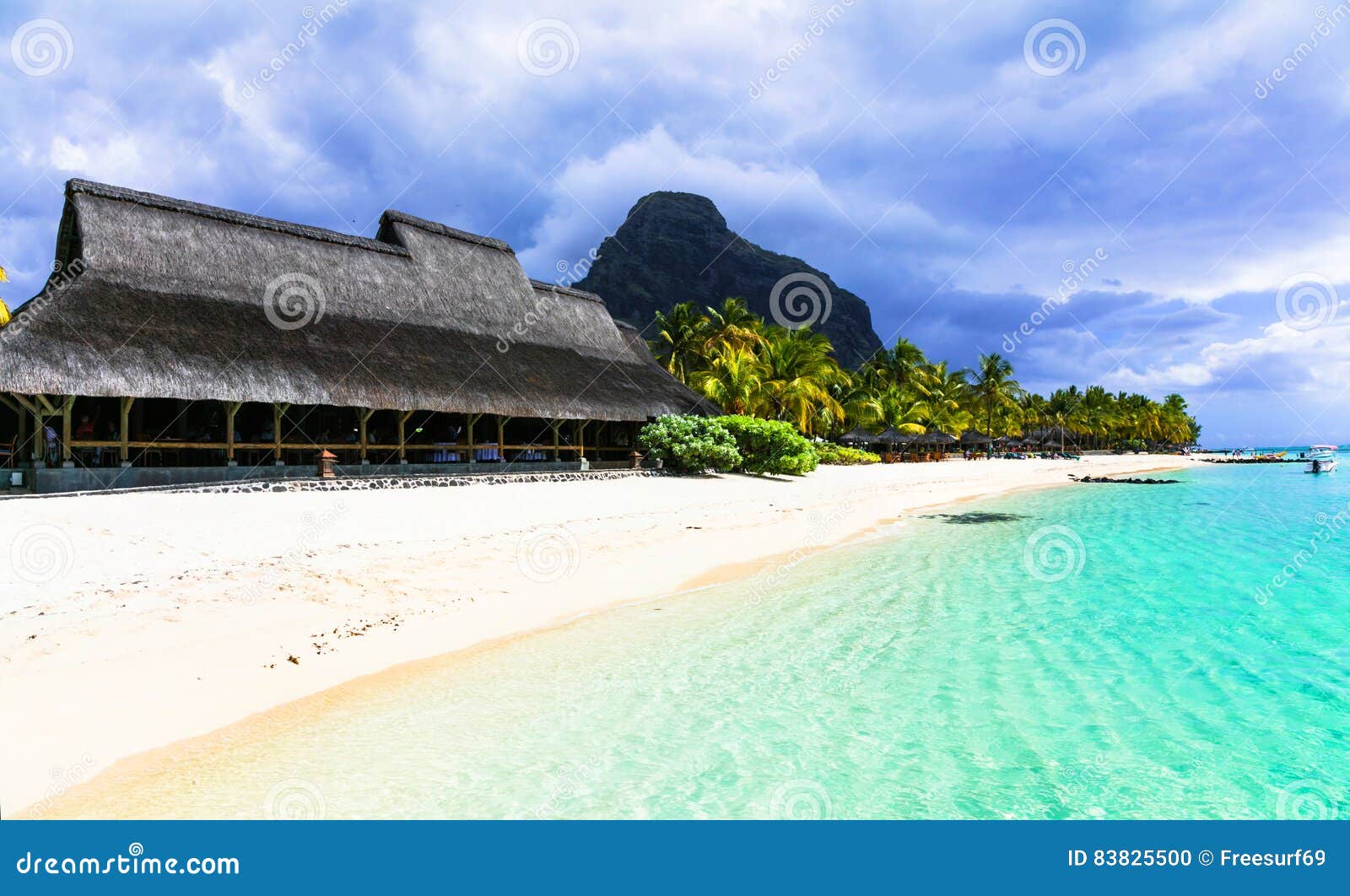Exotic Tropical Holidays - Mauritius Island Stock Photo - Image of ...