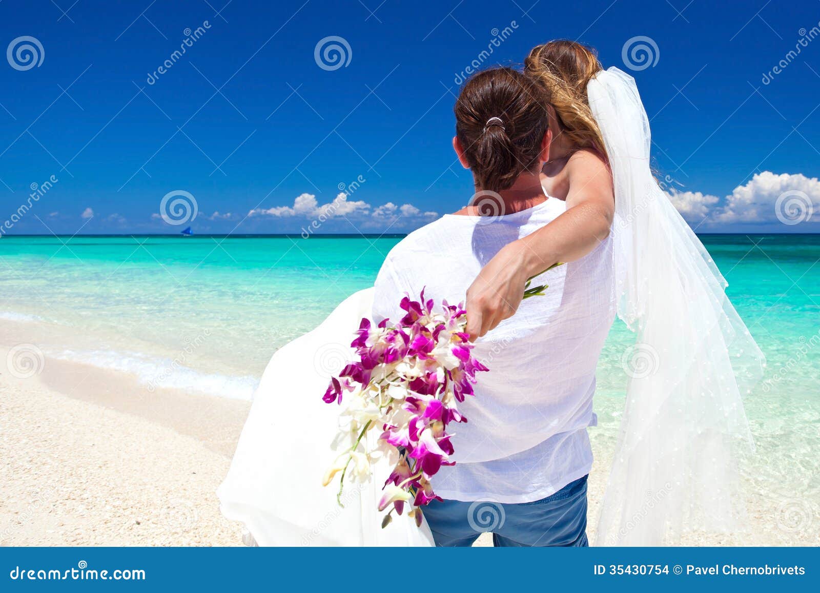 Exotic tropical wedding stock photo. Image of person - 35430754