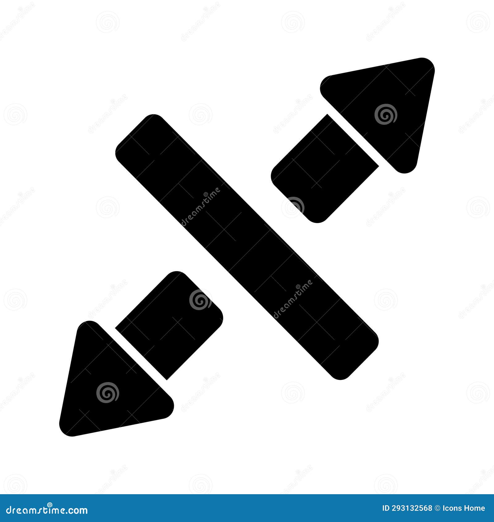 Expand Arrow Vector Design, Ready To Use Icon Stock Illustration ...