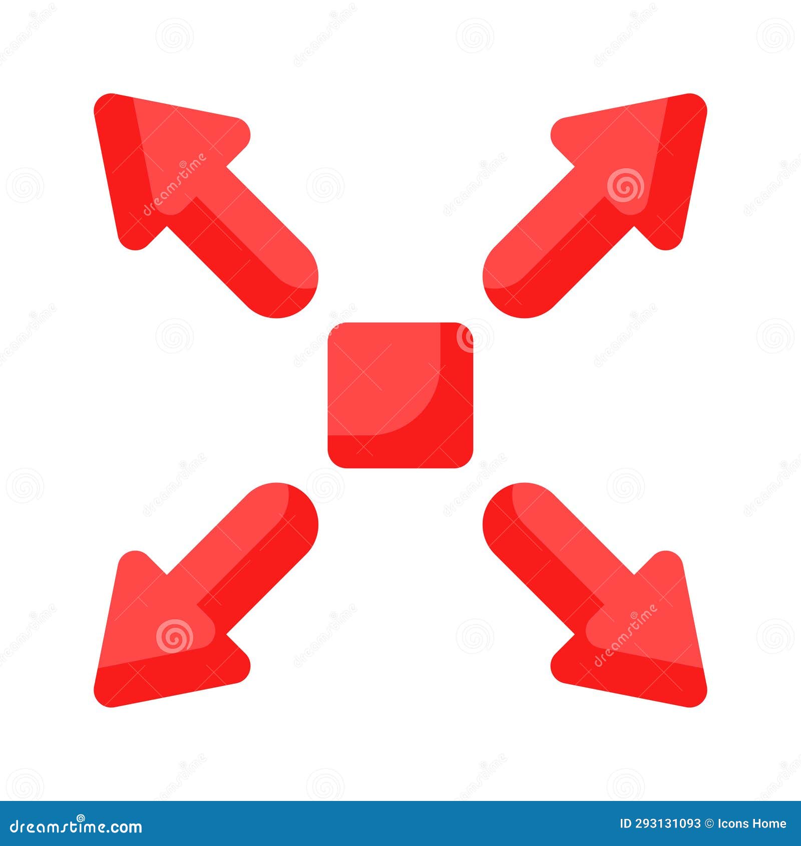 Expand Arrow Vector Design, Ready To Use Icon Stock Vector ...