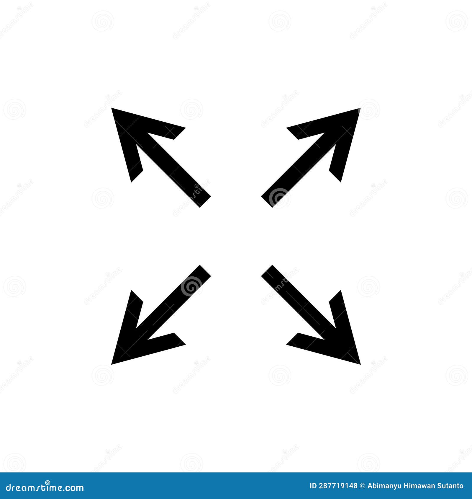 Expand icons vector stock vector. Illustration of design - 287719148