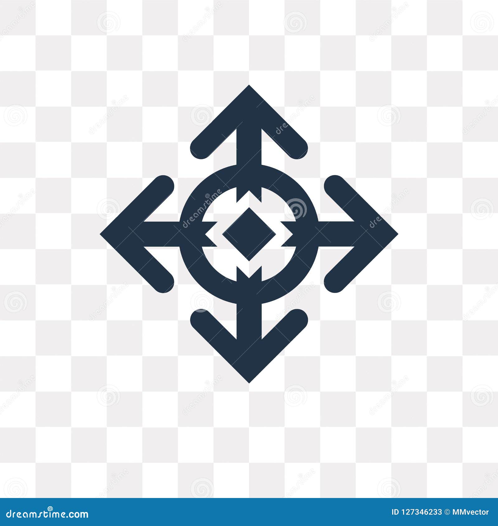 Expand Vector Icon Isolated on Transparent Background, Expand T Stock ...