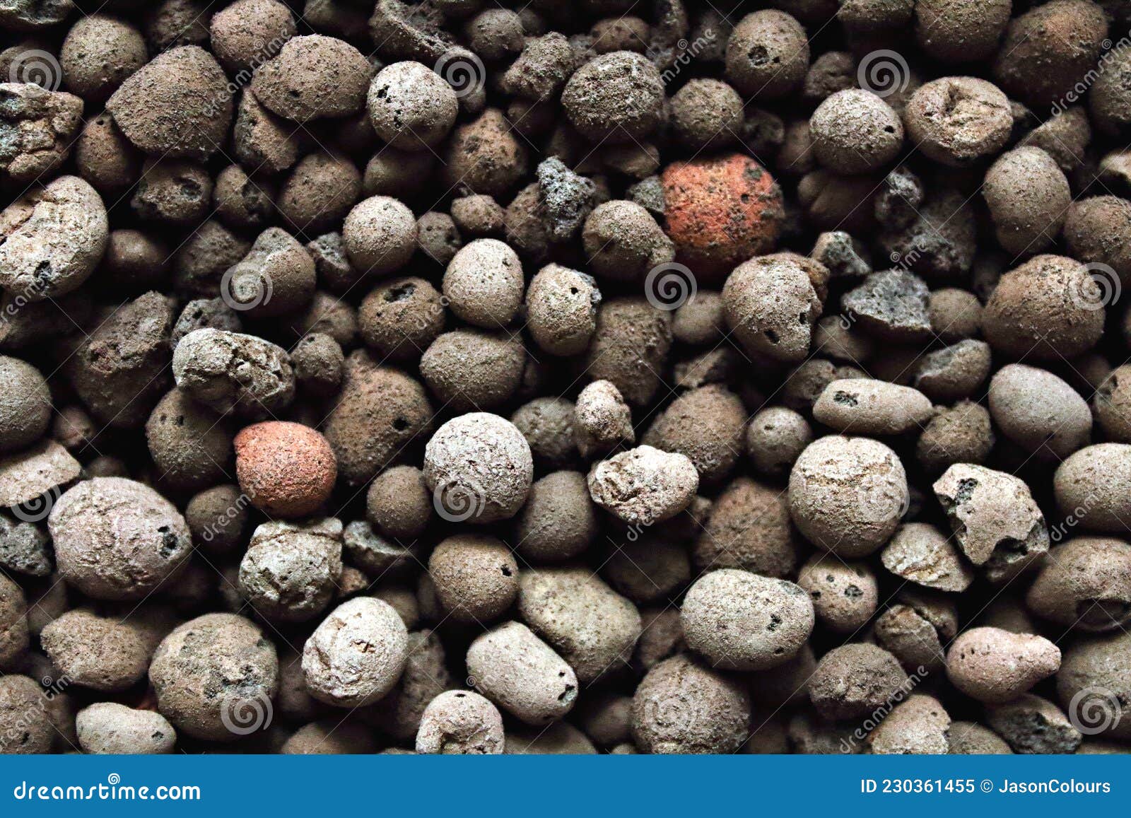 Pattern Stones Texture Expanded Clay Aggregate Stock Image - Image of ...