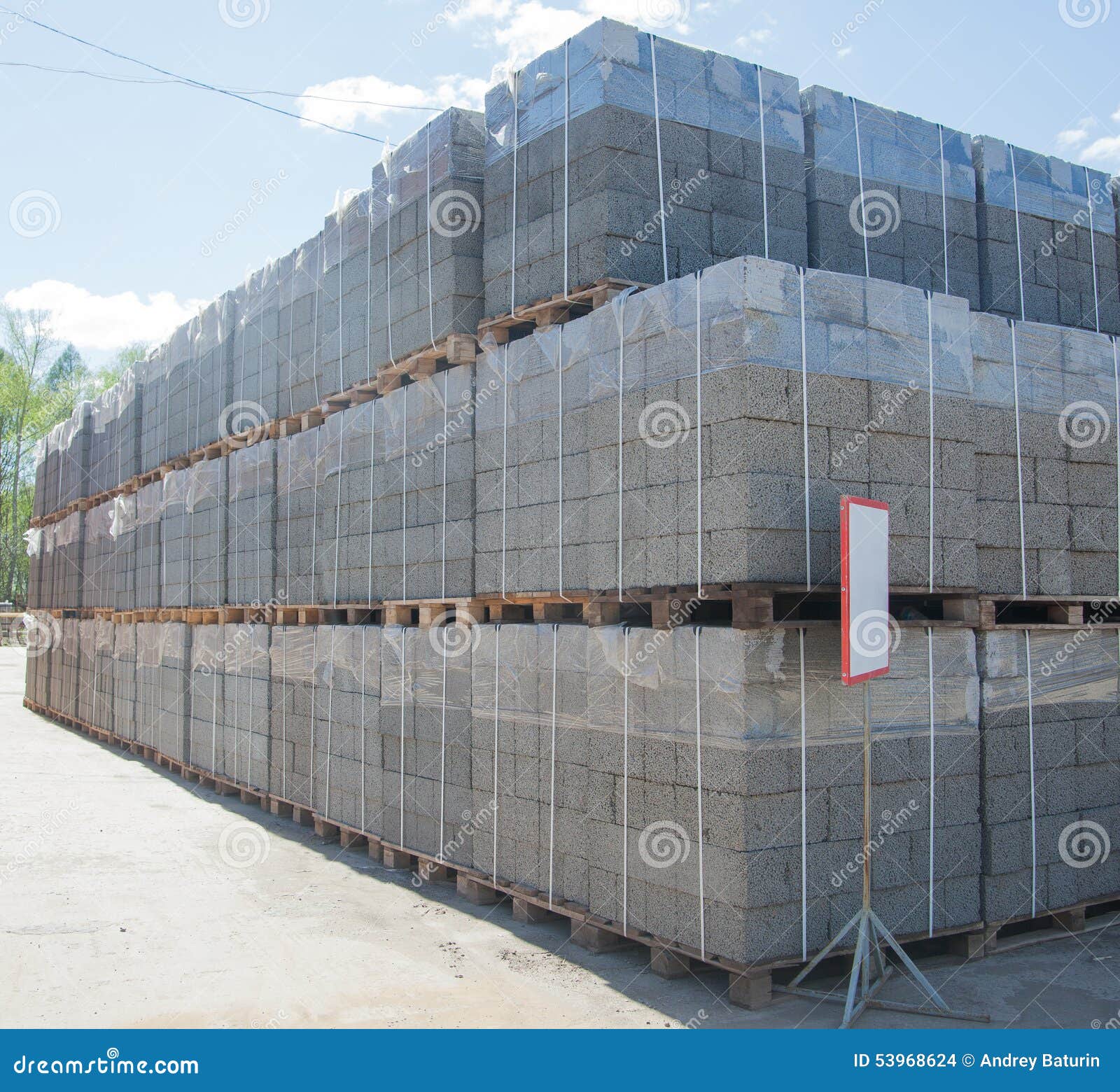 Expanded Clay Aggregate Blocks Stock Photo - Image of material, regular ...