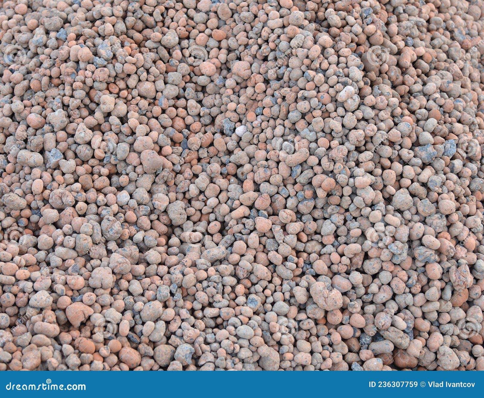 Expanded Clay Aggregate Close Up Top View Stock Image - Image of exclay ...