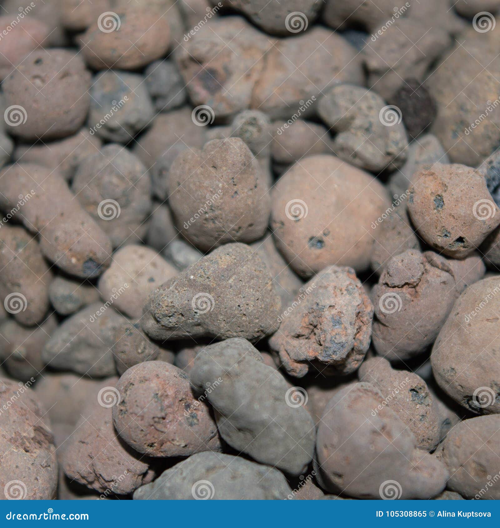 Expanded Clay Aggregate Texture Closeup Stock Image - Image of blocks ...