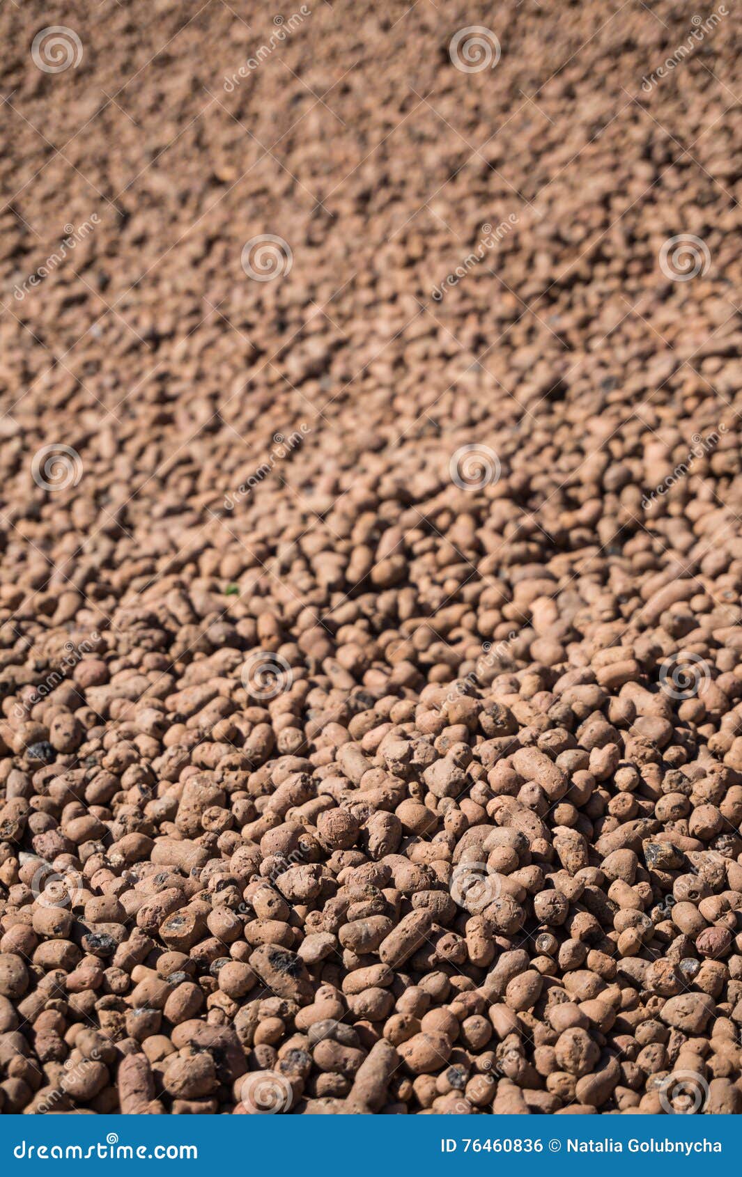 Expanded clay aggregate stock photo. Image of material - 76460836