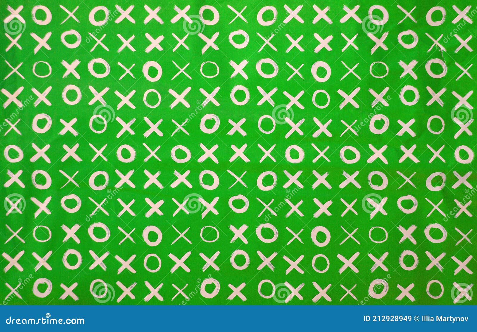 Expanded Green Wrapping Paper with Letters Stock Image - Image of ...