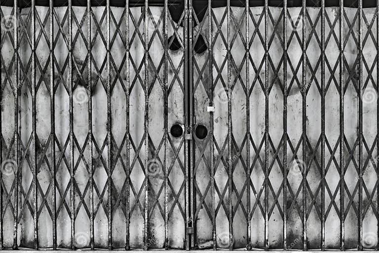 Expanded Metal Gate stock image. Image of metal, expanded - 79104385