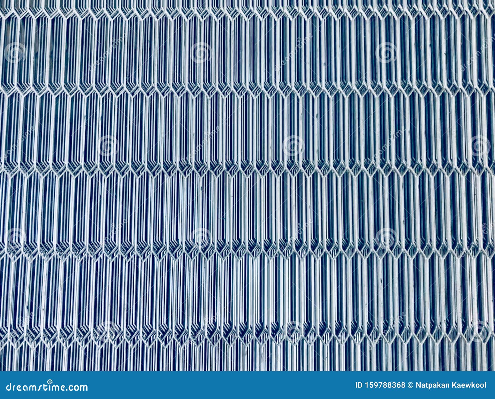 Silver Expanded Metal Plates Texture Background / Exterior Facade ...