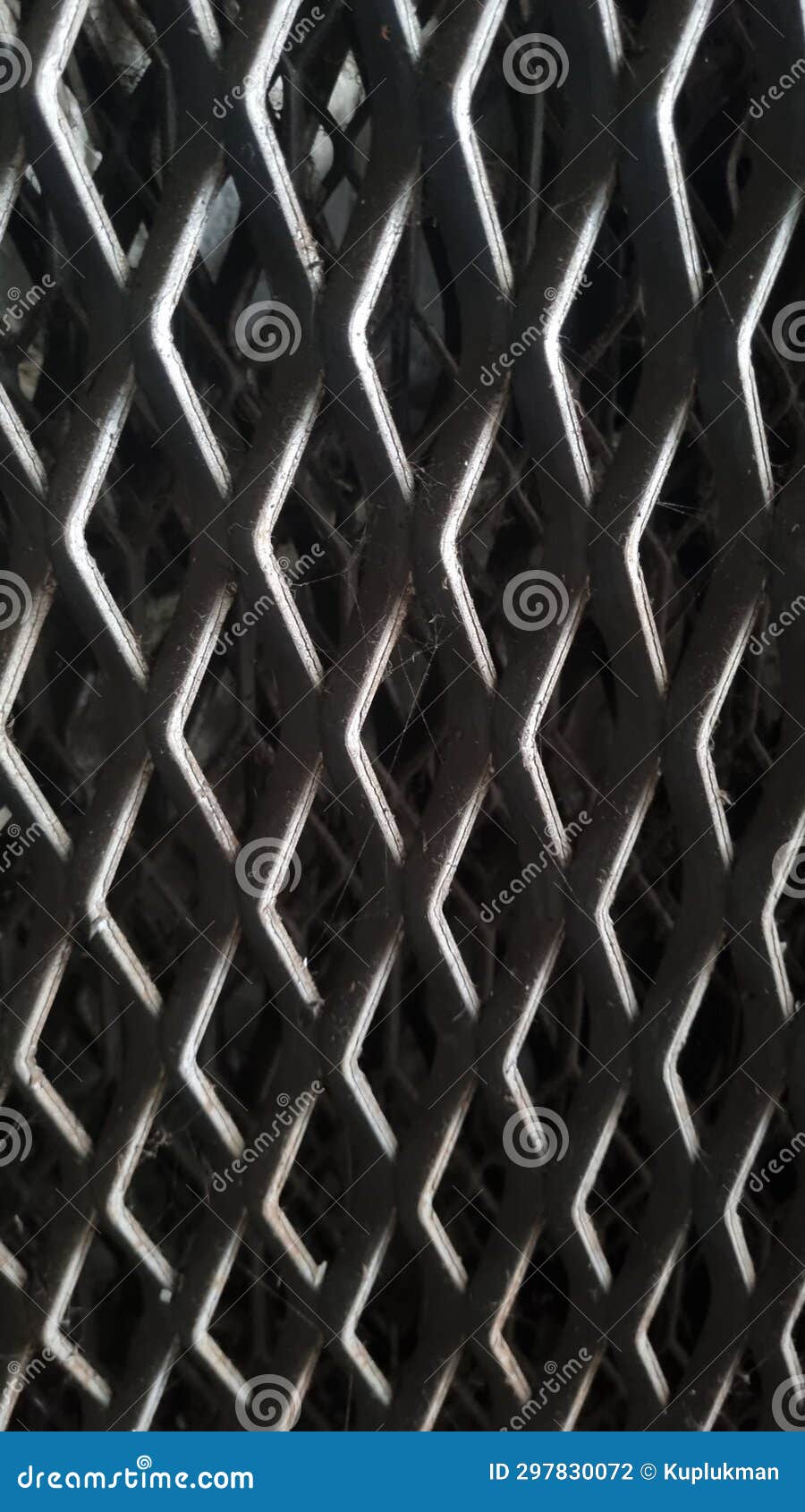 Expanded Metal Mesh Panel Pattern As Background Stock Image ...