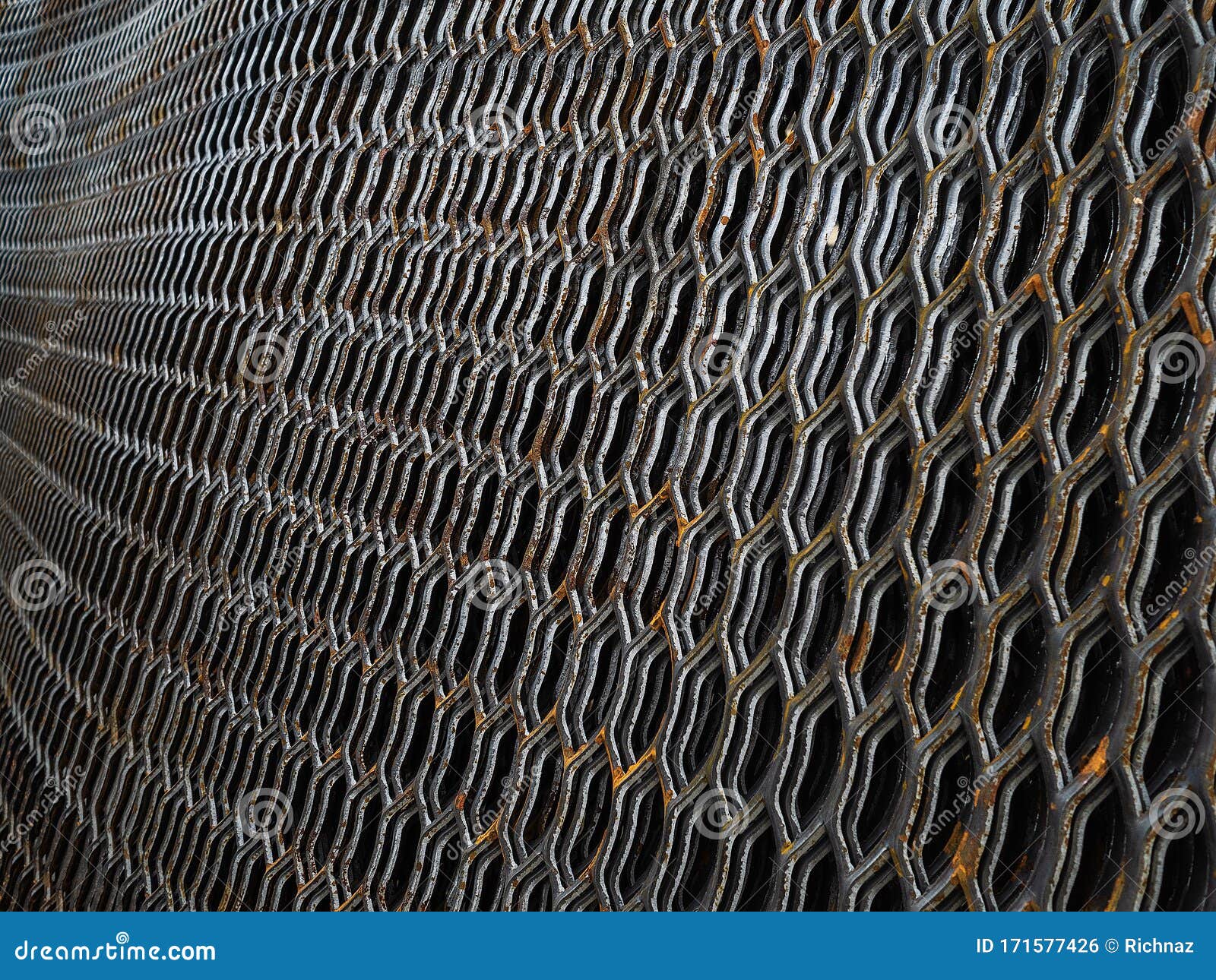 Expanded Metal Surface. Expanded Metal Sheet for Use in Construction ...