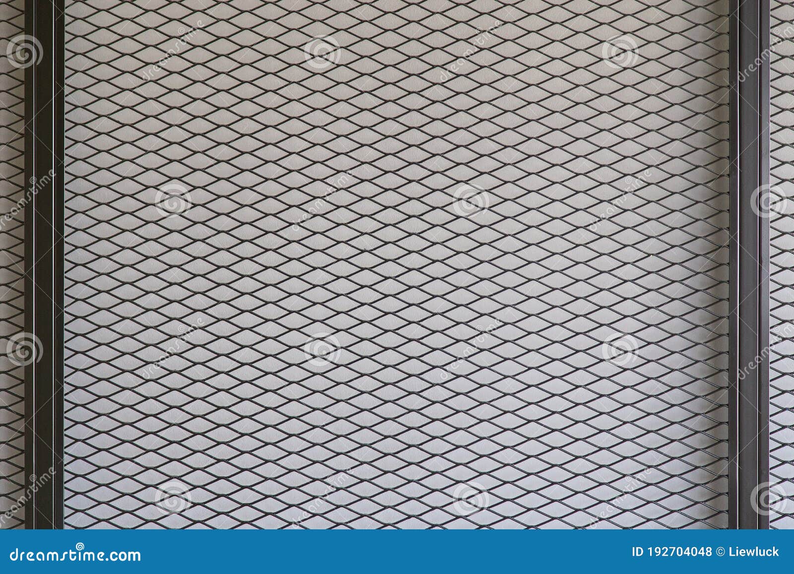 Expanded Metal Sliding Gate Royalty-Free Stock Photography ...