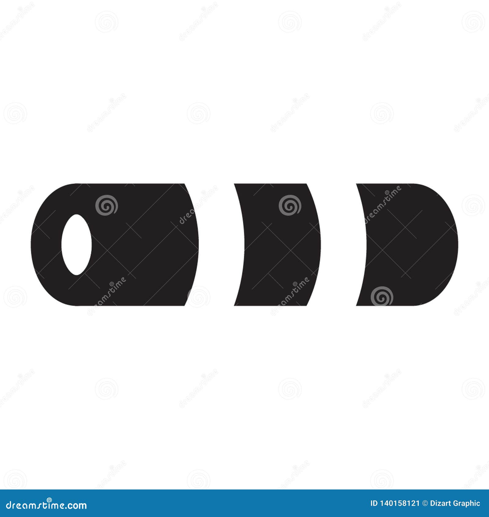 Mat Icon Solid Style for All Your Project Needs Stock Illustration ...