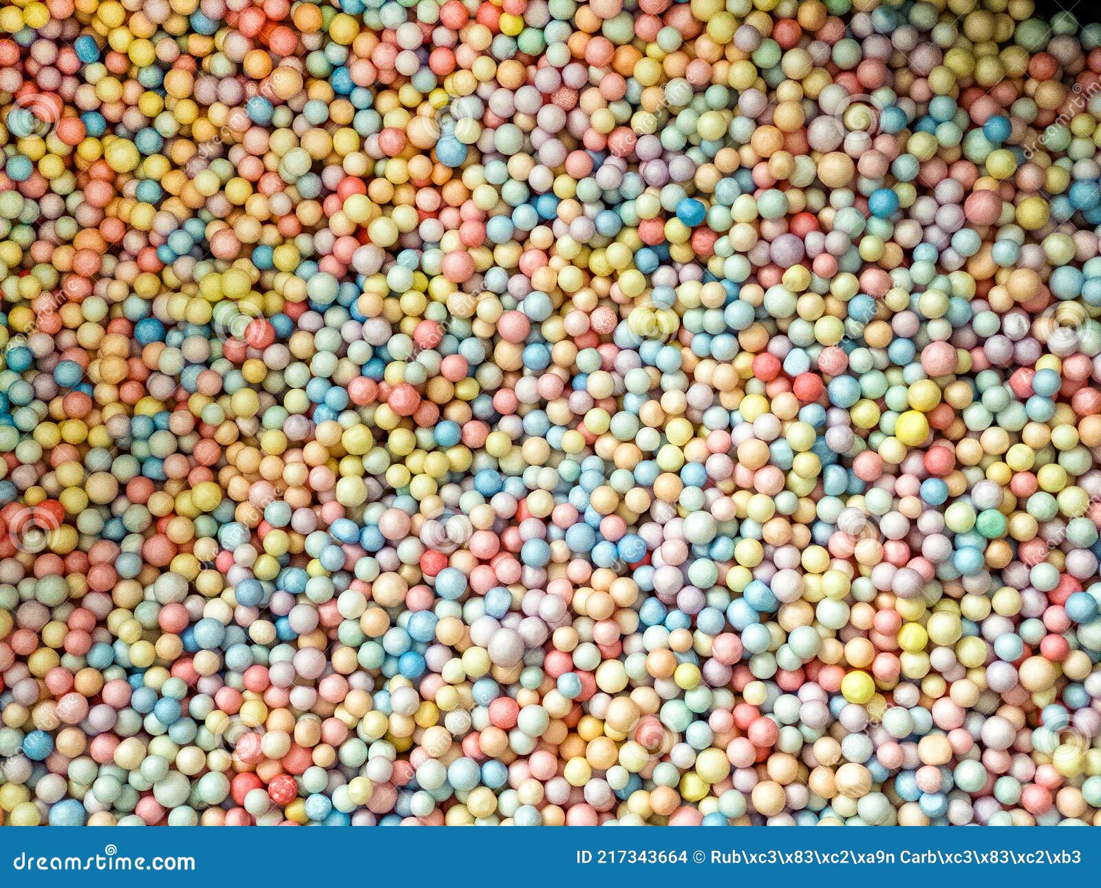 Expanded Polyethylene Balls for Package Filling Stock Photo - Image of ...