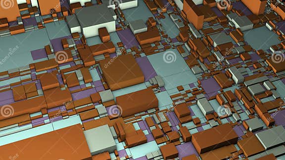 Expanding Reality of Rectangles. Motion. Extraordinary 3d Moving ...