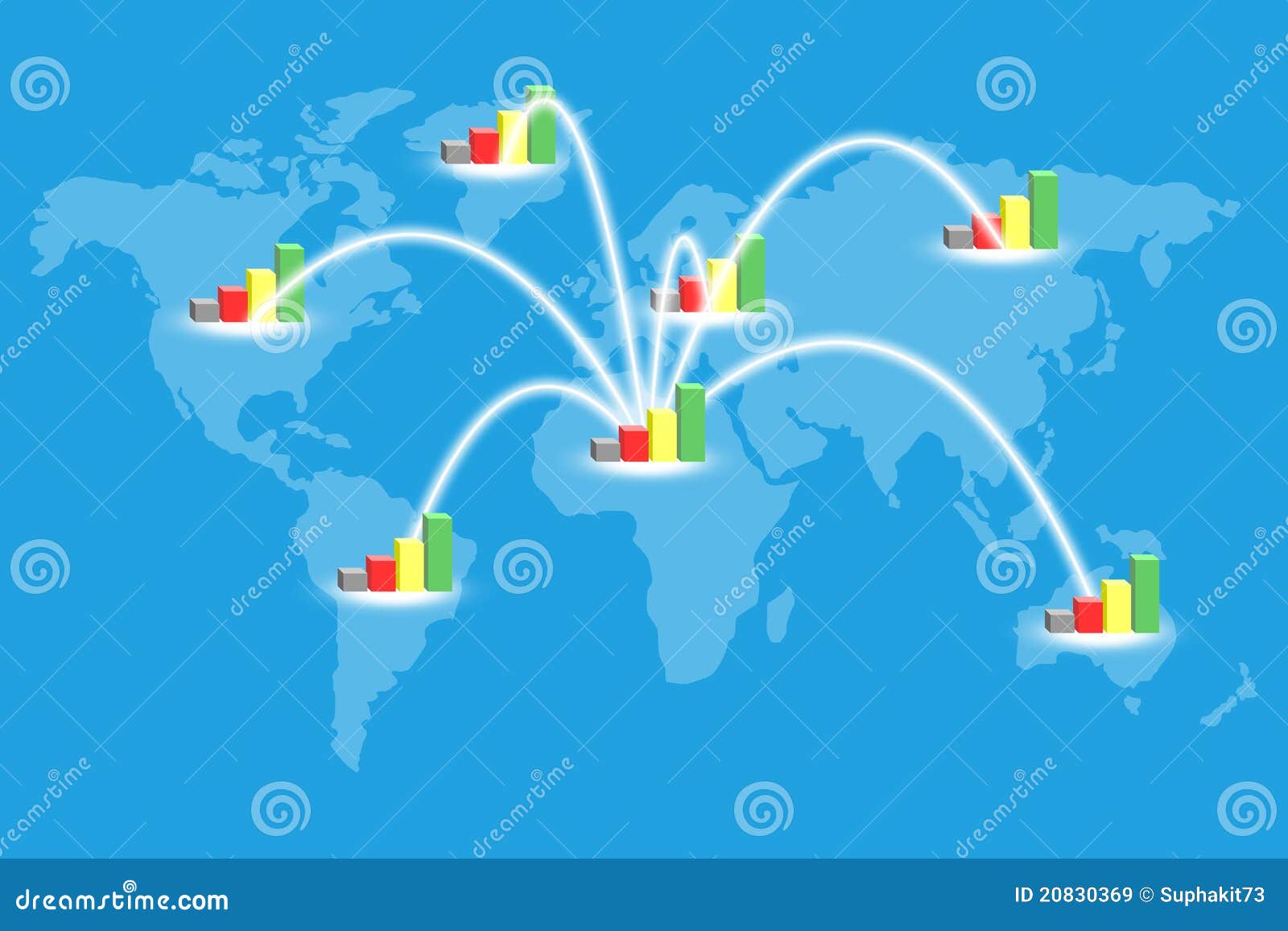Expansion du marché. illustration stock. Illustration du concurrence ...