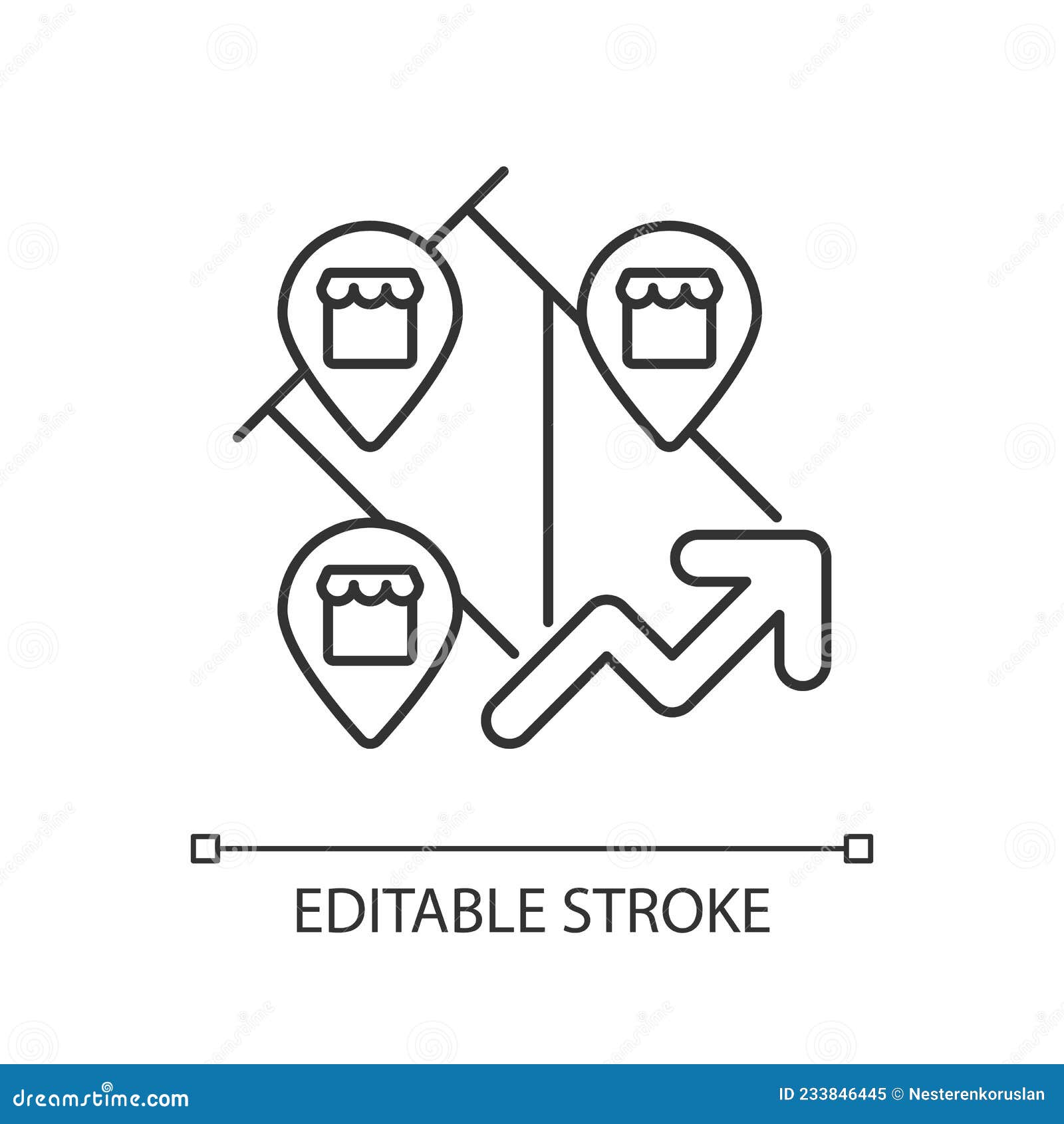 Expansion Incentives Linear Icon Stock Vector - Illustration of ...