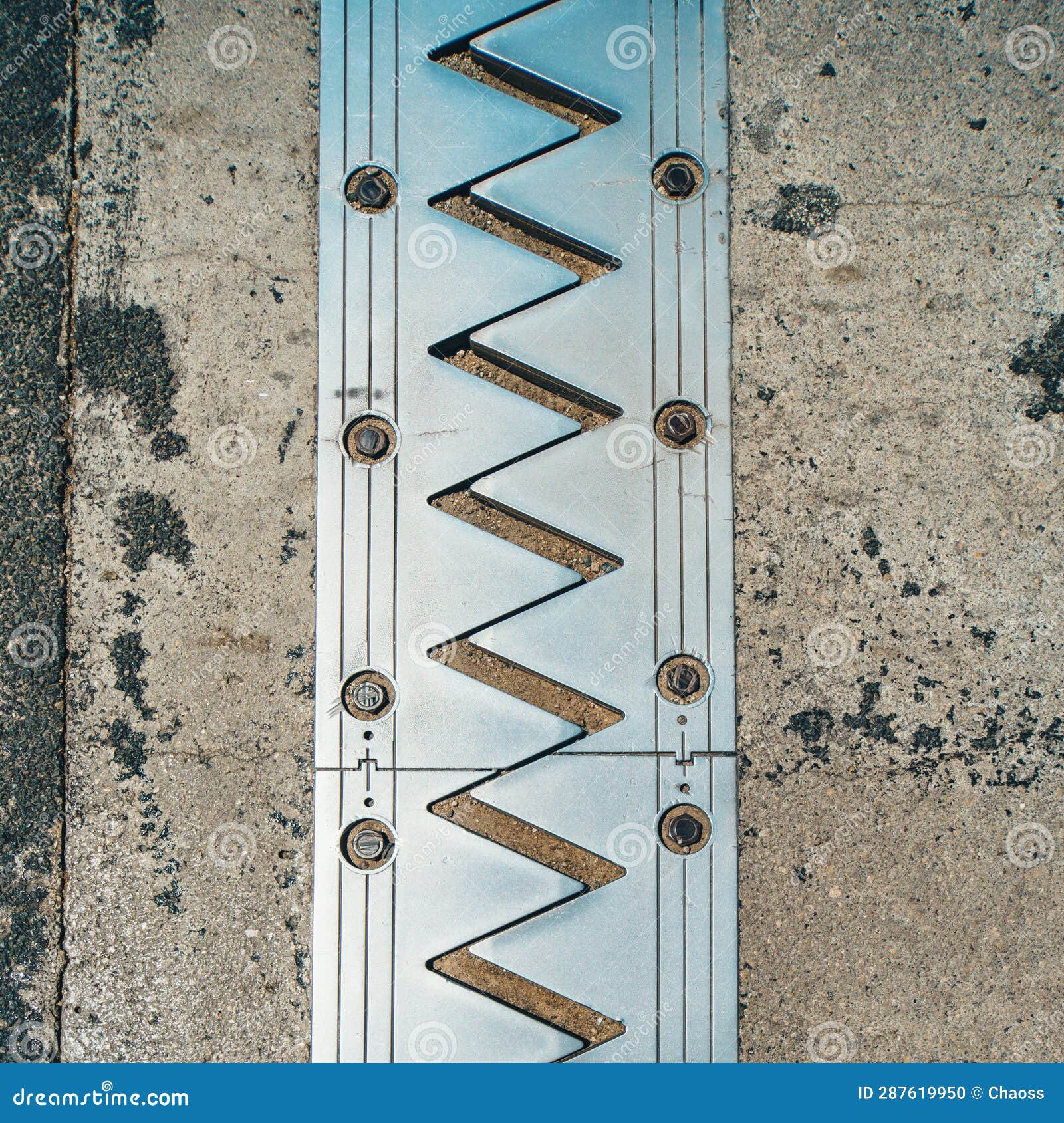 Expansion Joints on a Modern Bridge Stock Photo - Image of highway ...