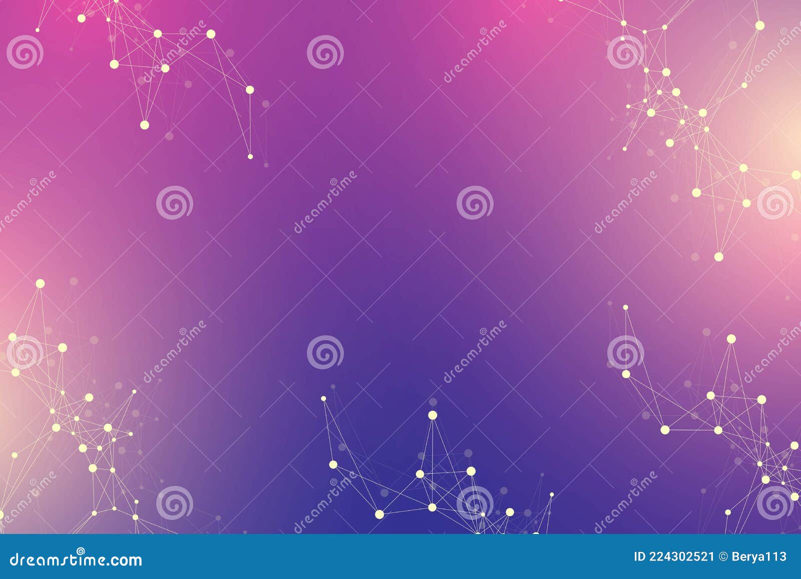 Expansion of Life. Colorful Explosion Background with Connected Line ...