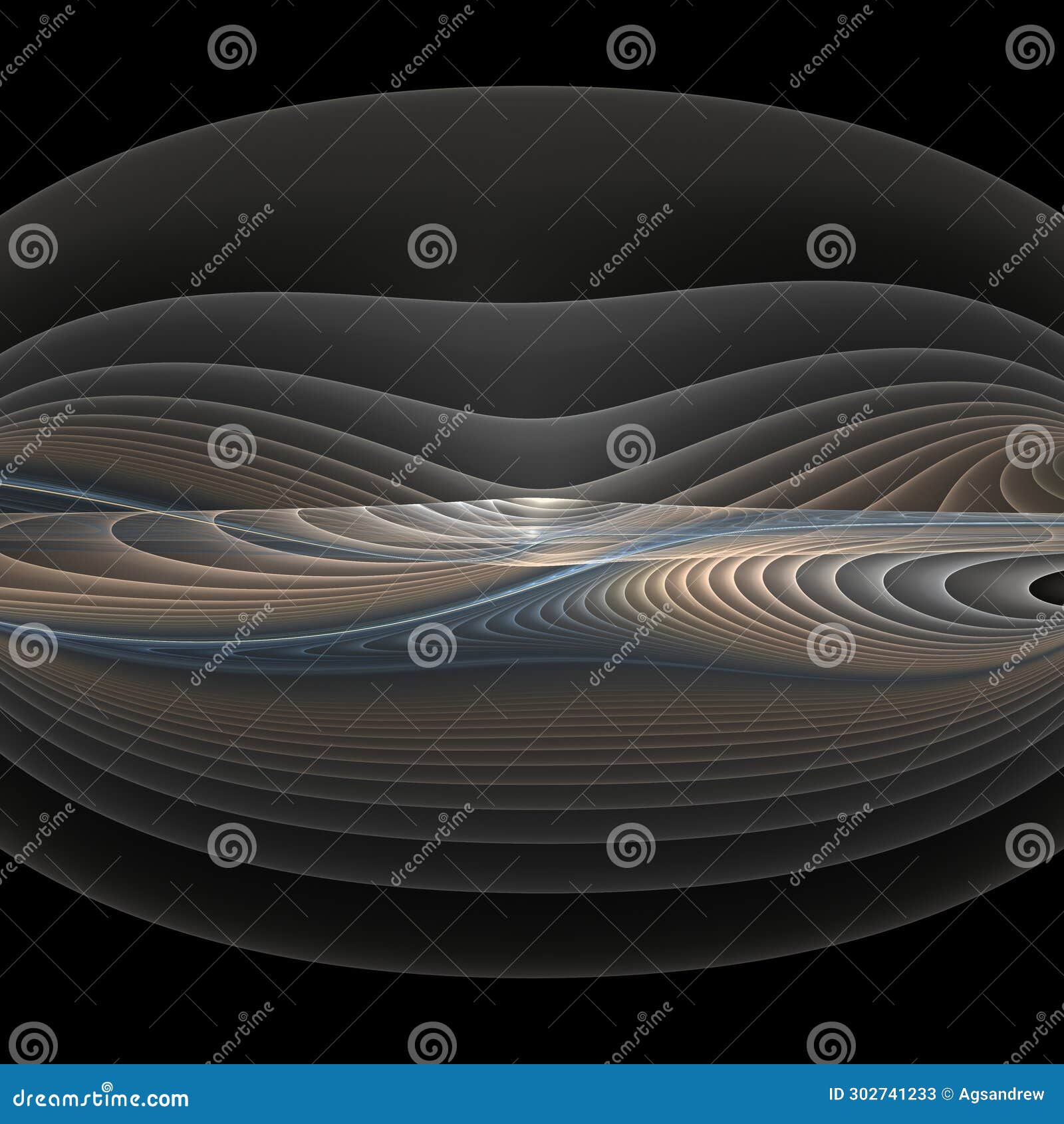 Expansion of Wave Ripples stock illustration. Illustration of radiate ...