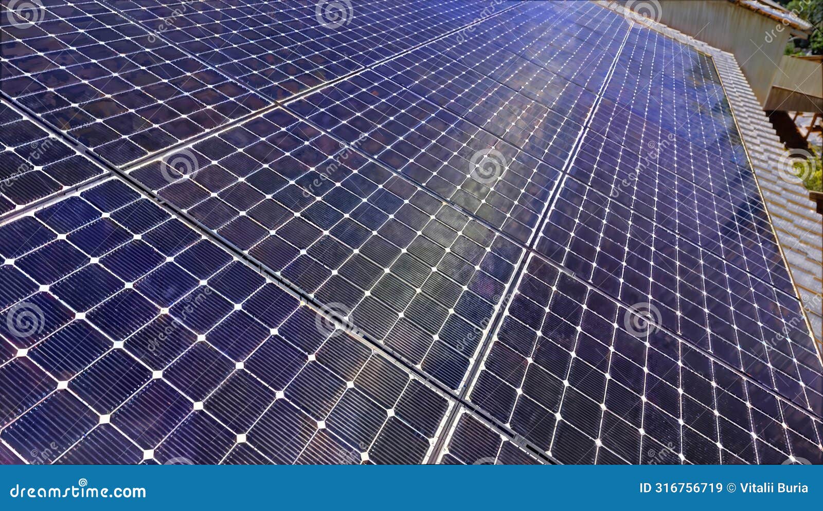 Rooftop Sun Solar Panel Stock Illustration | CartoonDealer.com #318068092