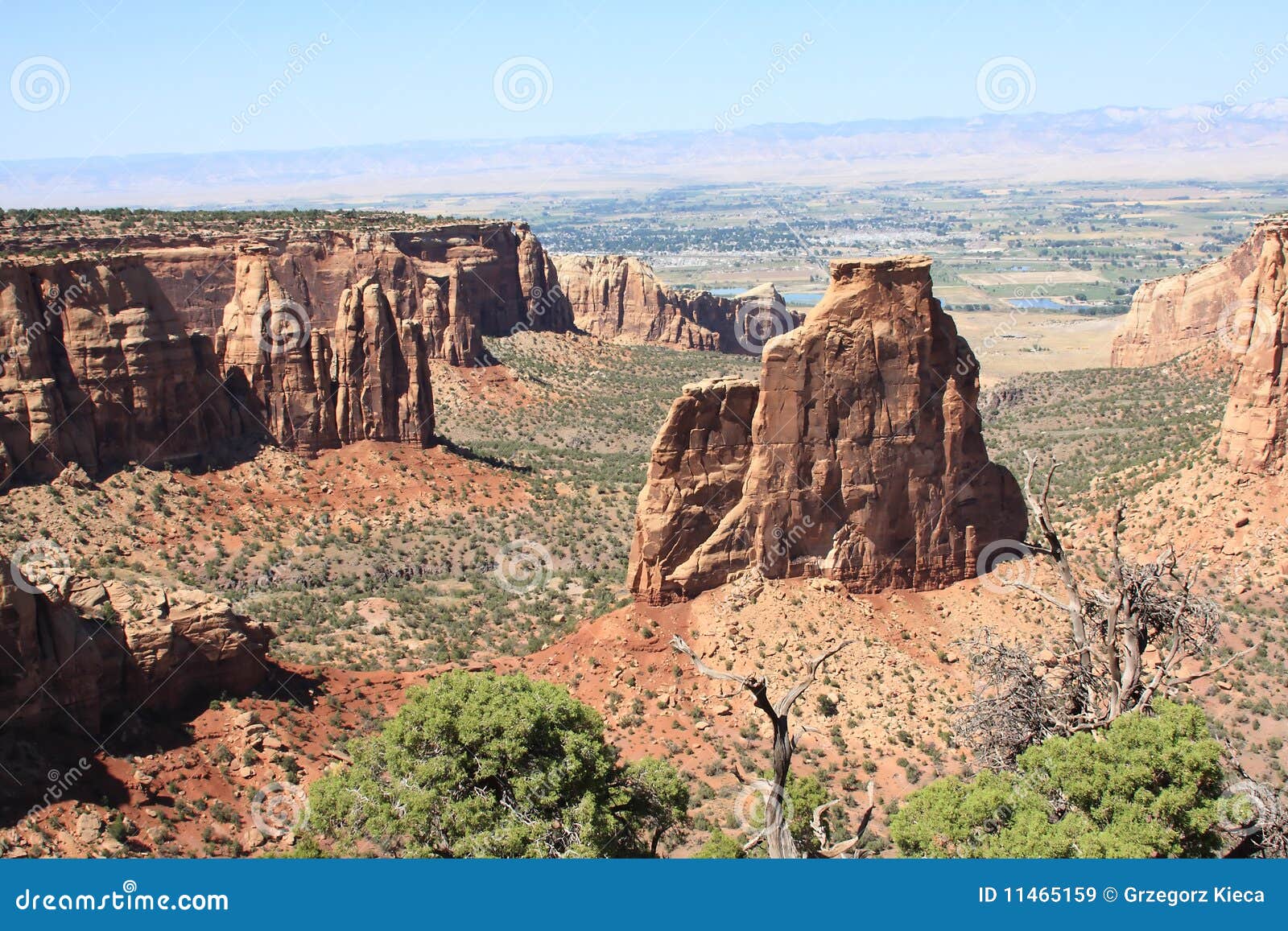 Expansive View from the Colorado National Monument Stock Image - Image ...