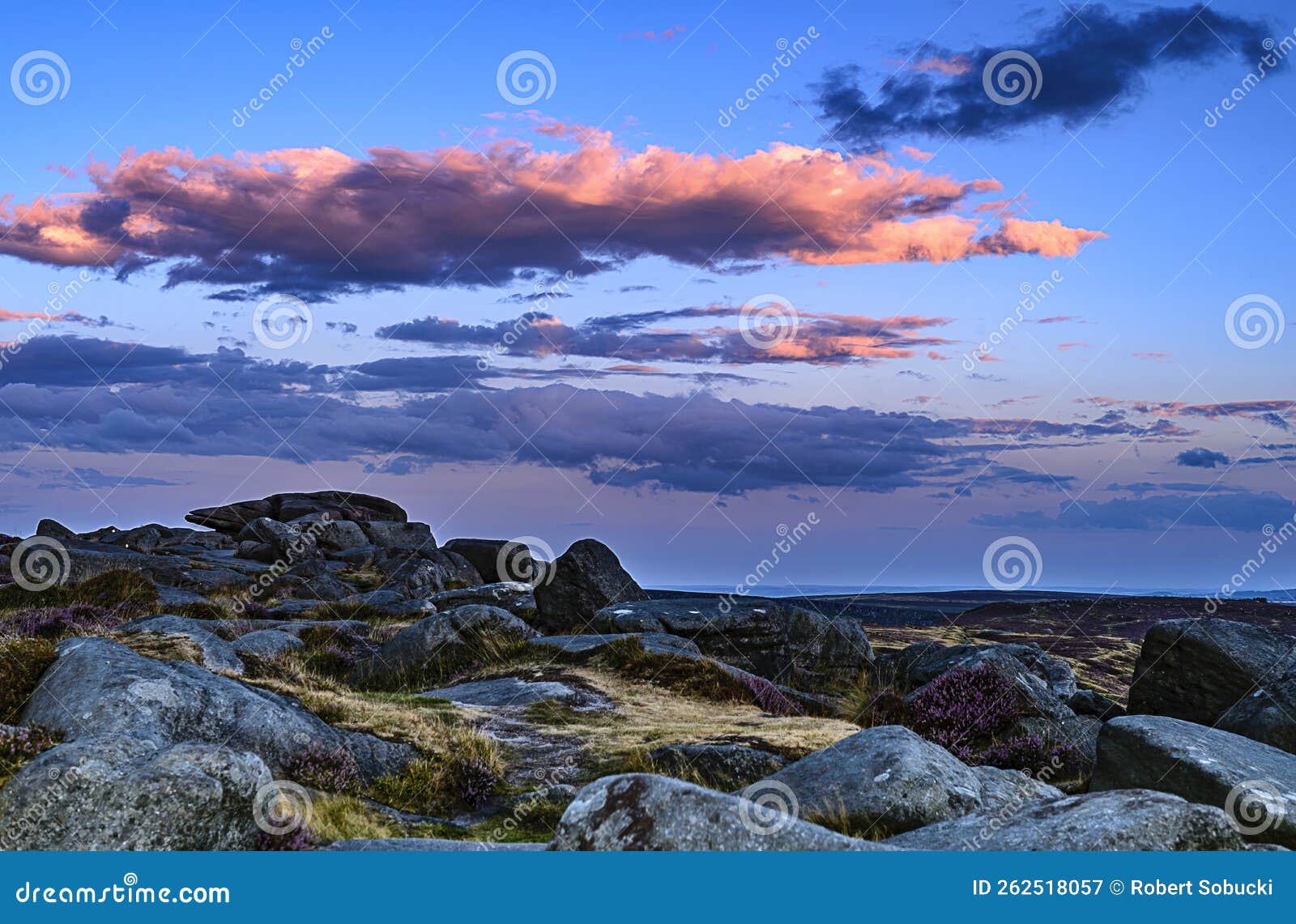Expansive Views from the Hill To the Grounds Below Stock Image - Image ...