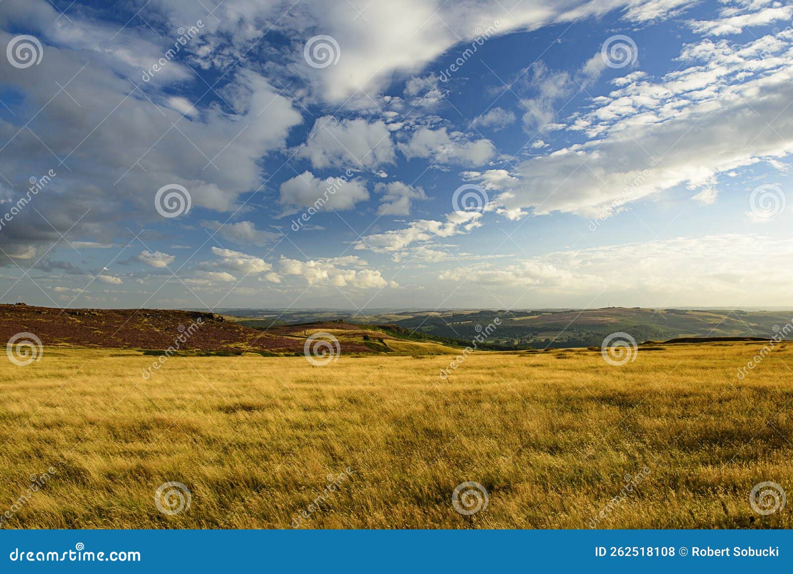 Expansive Views from the Hill To the Grounds Below Stock Photo - Image ...