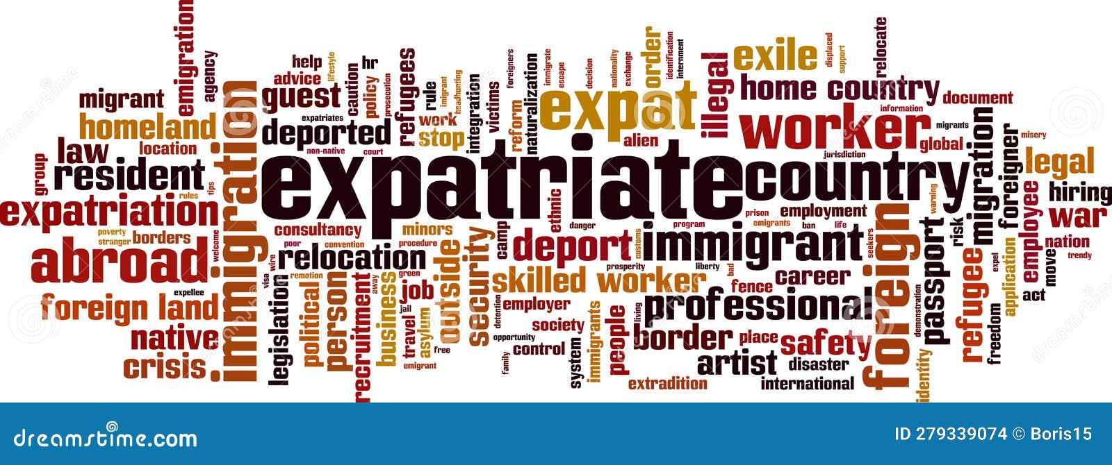 Exile Word Cloud Vector Illustration | CartoonDealer.com #168064618