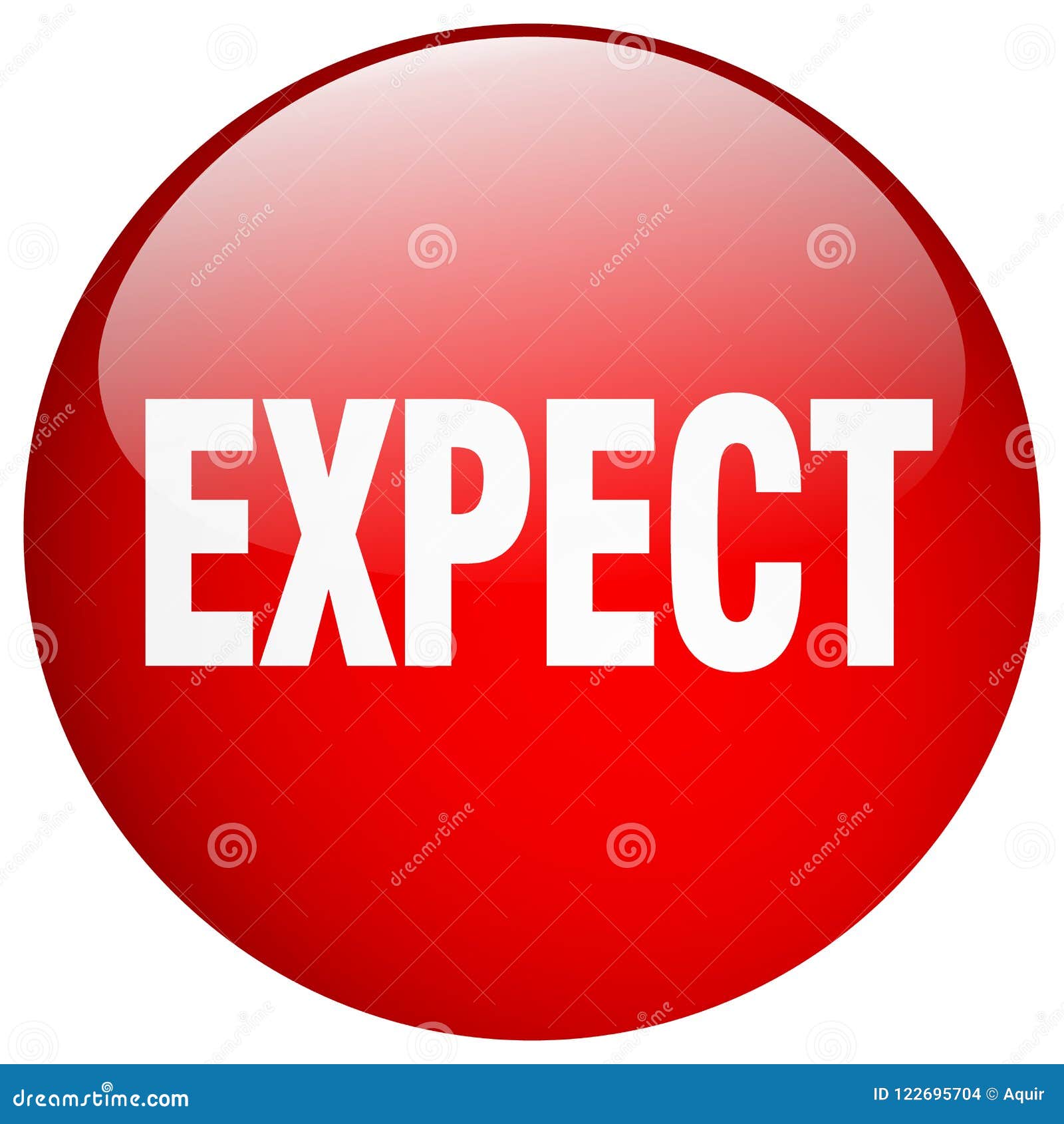 Expect Button Vector Illustration | CartoonDealer.com #122790476