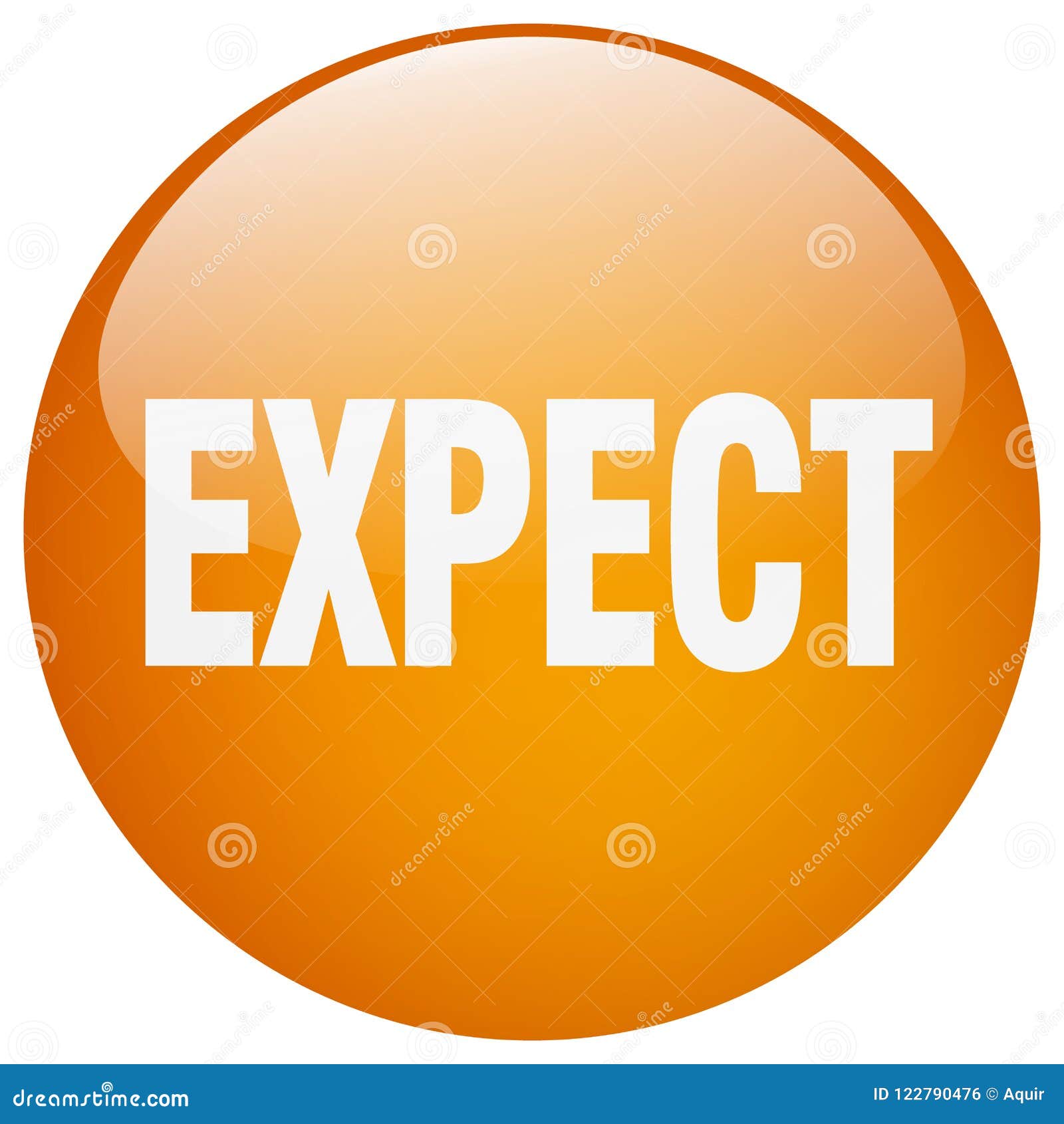 Expect Button Vector Illustration | CartoonDealer.com #122790476