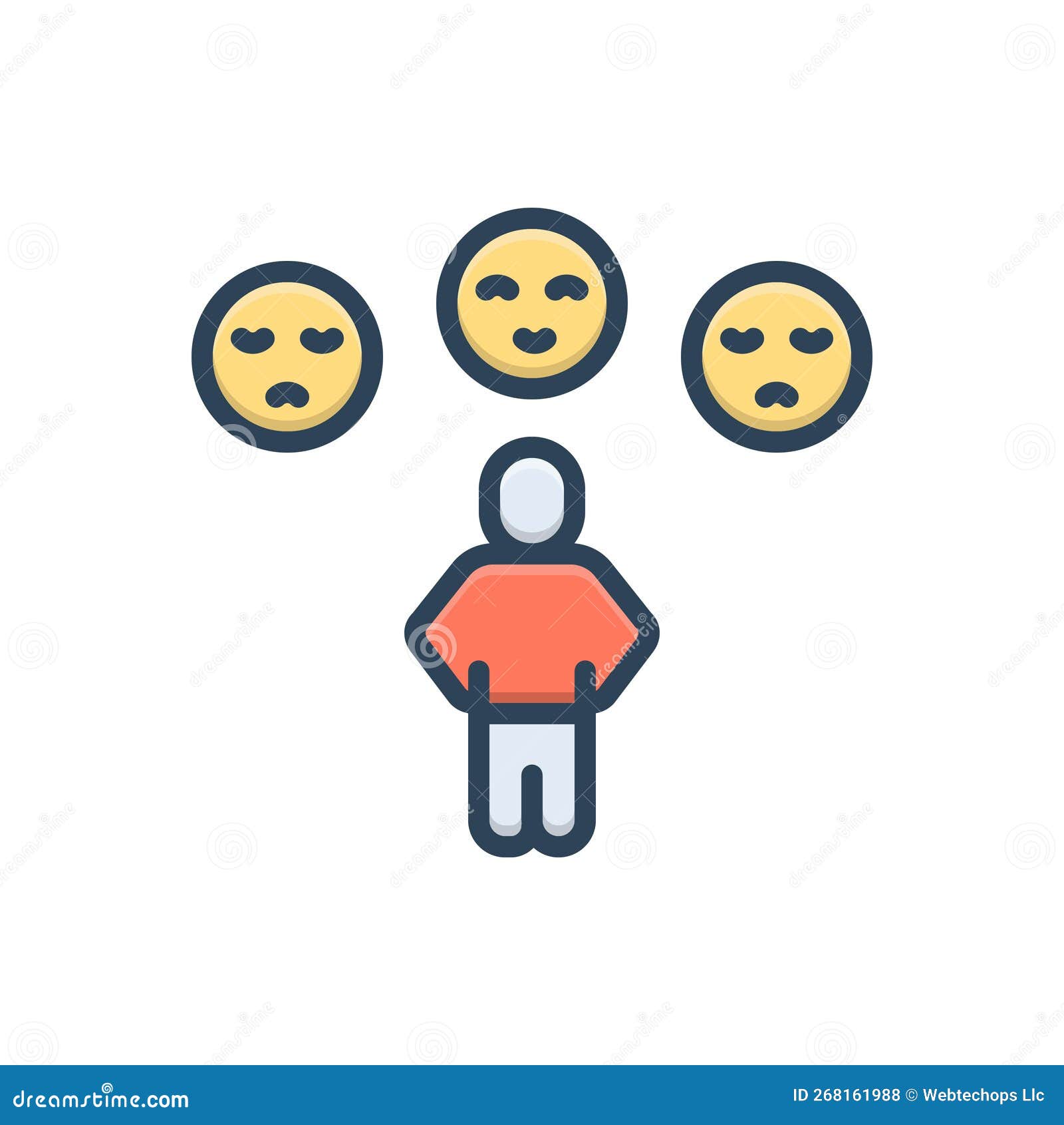 Color Illustration Icon for Expect, Envisage and Envision Stock ...