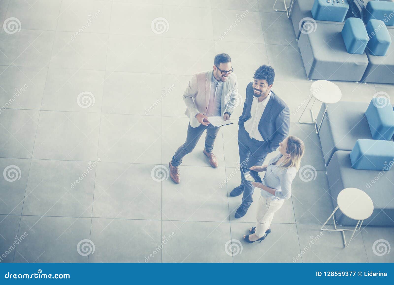 We Expect the Rest of the Team. Stock Image - Image of female, coworker ...