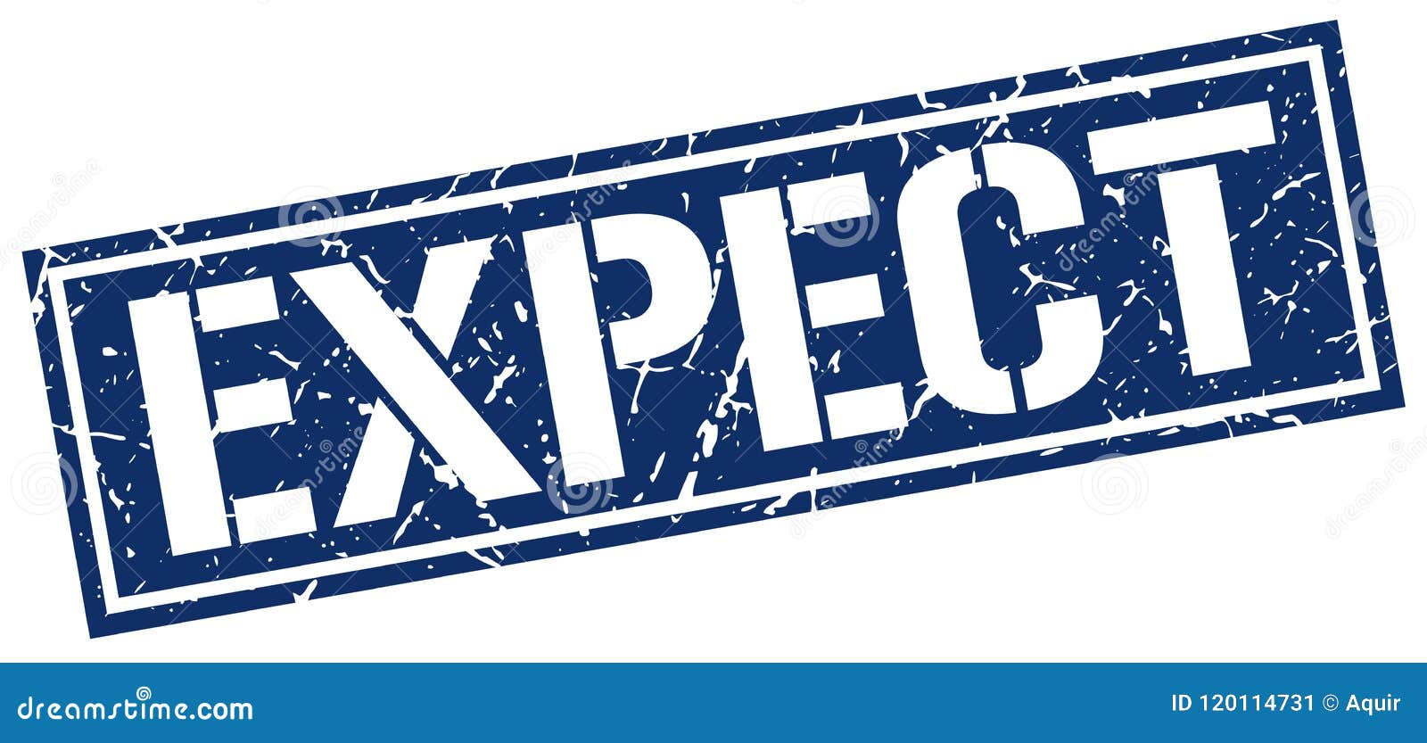 Expect stamp stock vector. Illustration of white, seal - 120114731