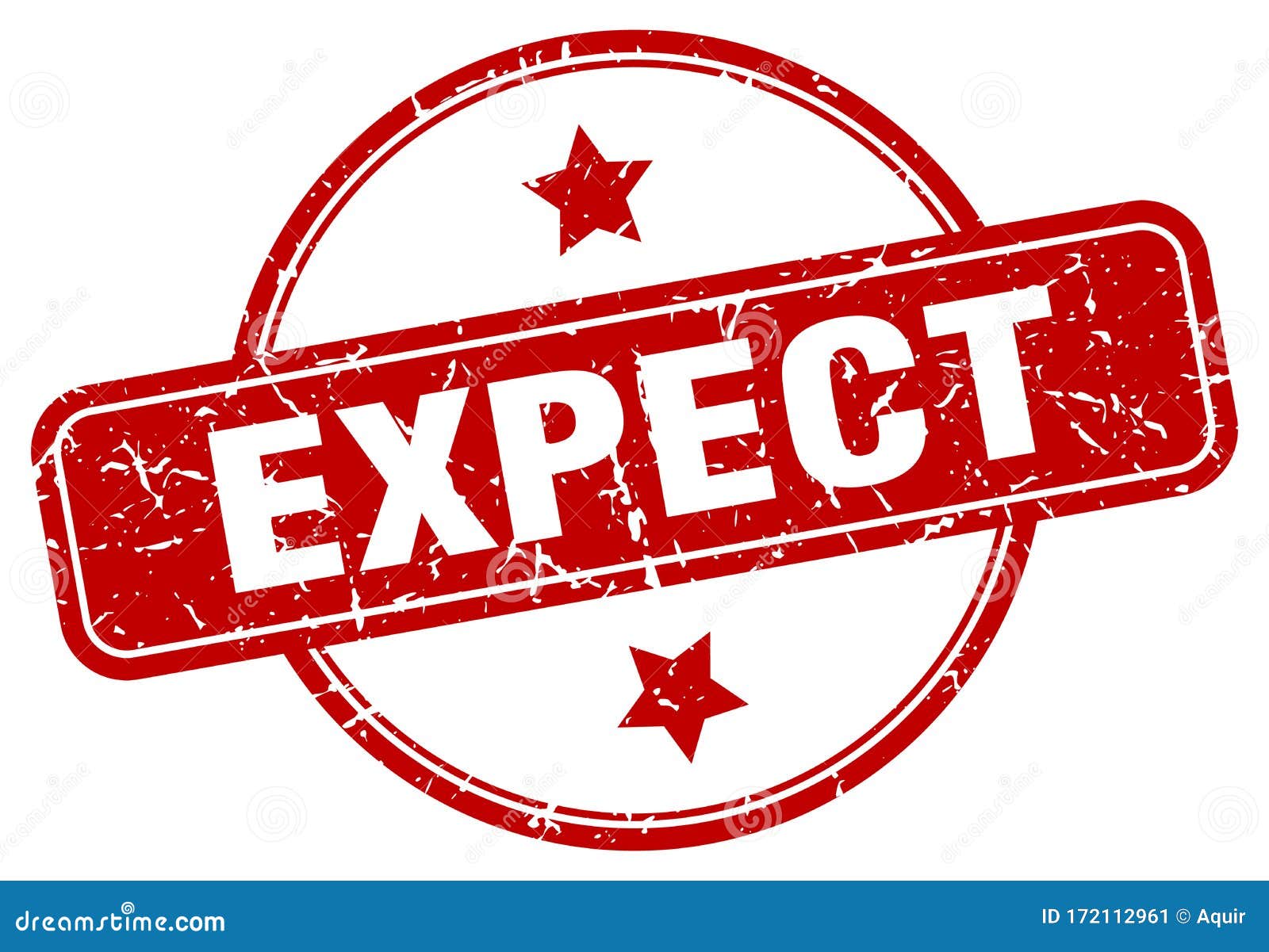 Expect Stamp Cartoon Vector | CartoonDealer.com #197711793