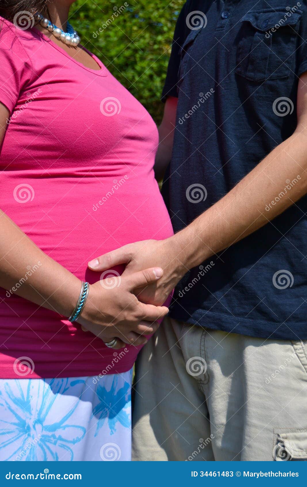 Expectant Couple Close-up stock image. Image of expectant - 34461483