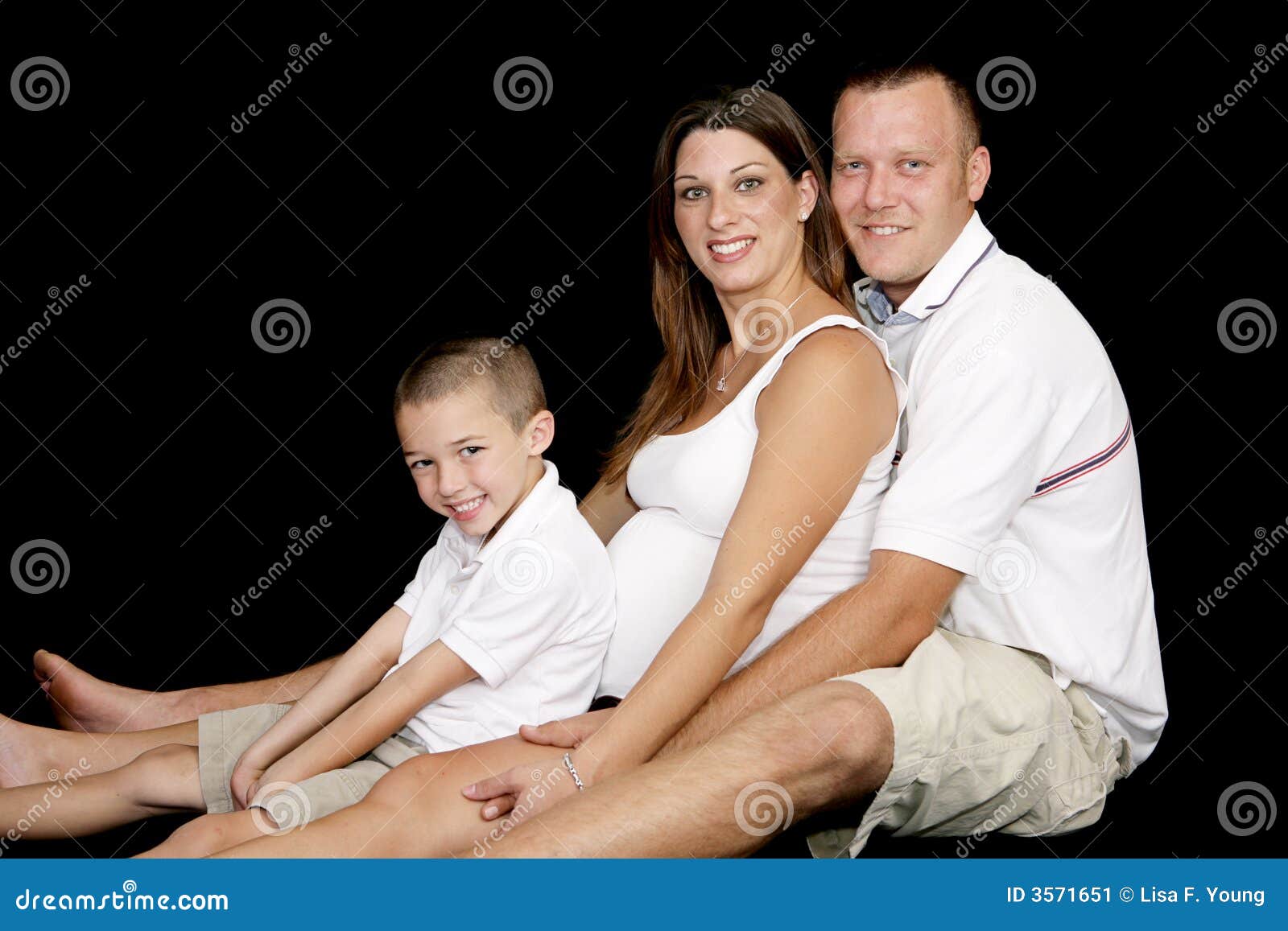 Expectant Family stock image. Image of mother, black, expecting - 3571651