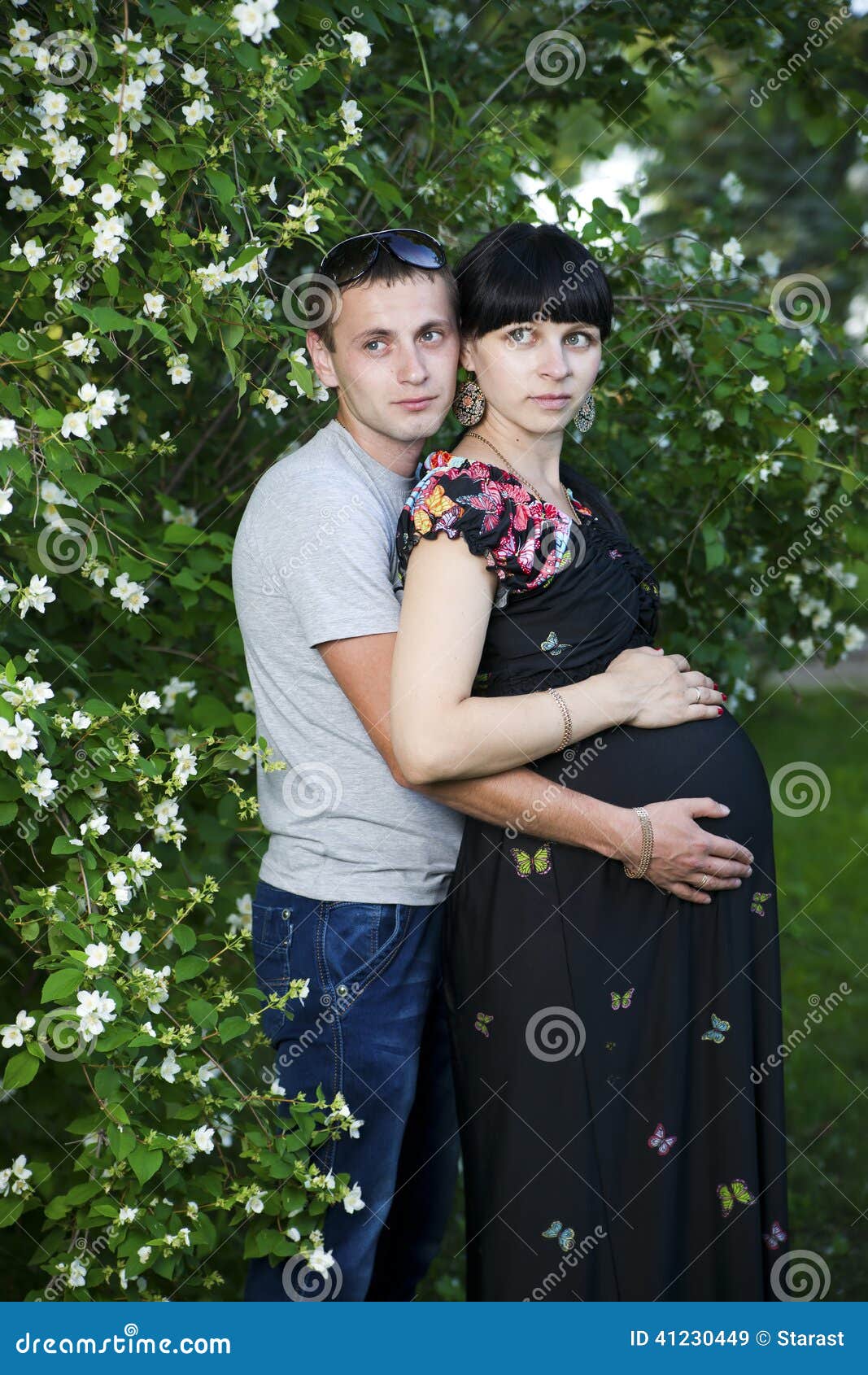 Expectant parents stock image. Image of beautiful, happiness - 41230449