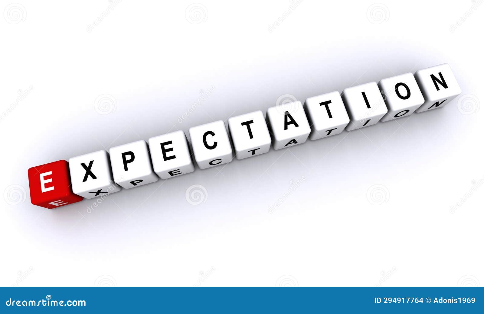 Unrealistic Expectation Blue Concept Icon Cartoon Vector ...