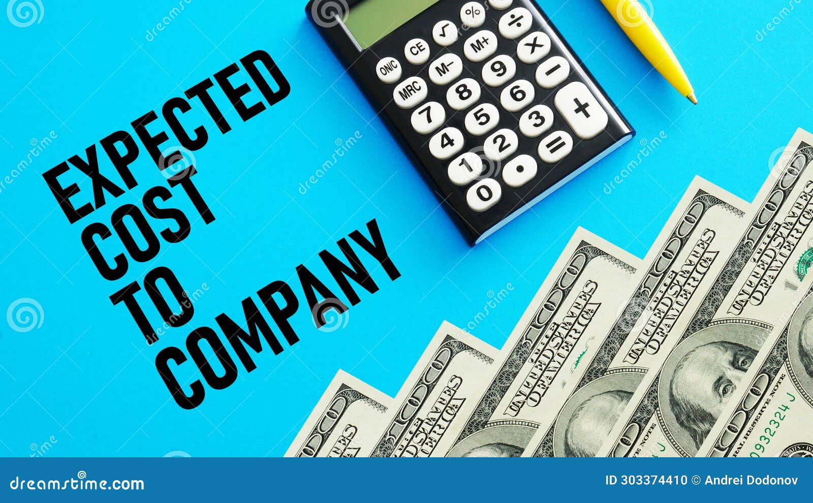 Expected Cost To Company ECTC is Shown Using the Text Stock Photo ...