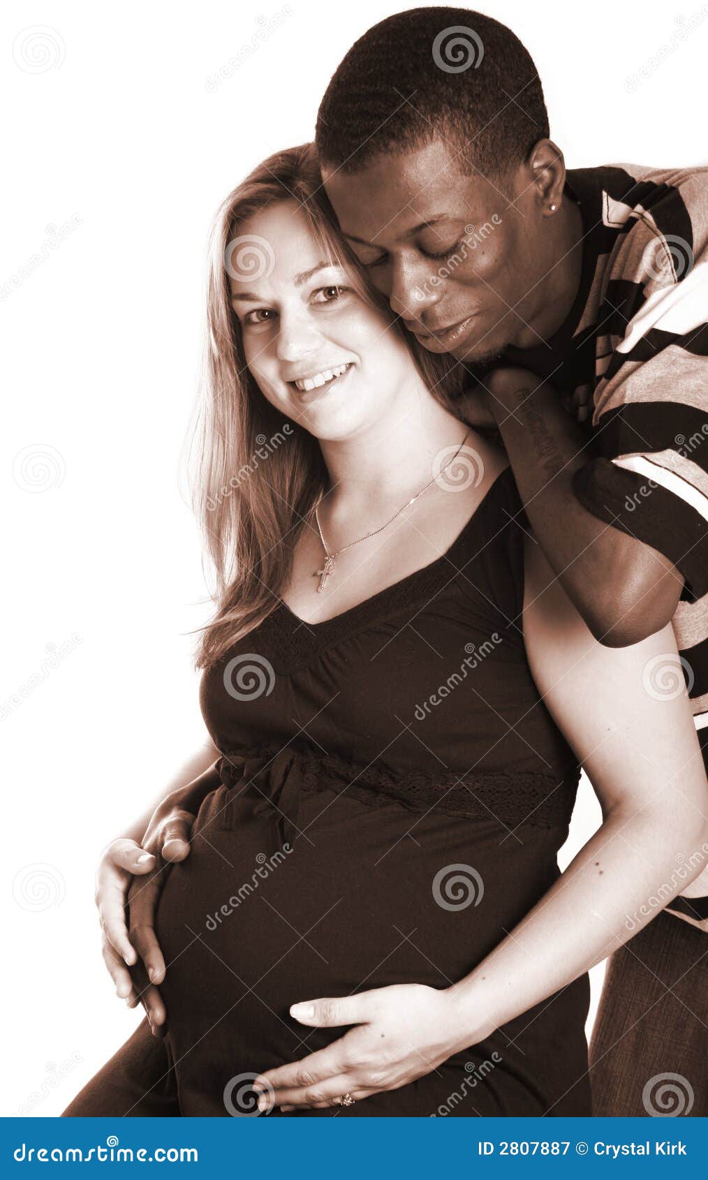 Expecting a baby stock image. Image of pretty, father - 2807887