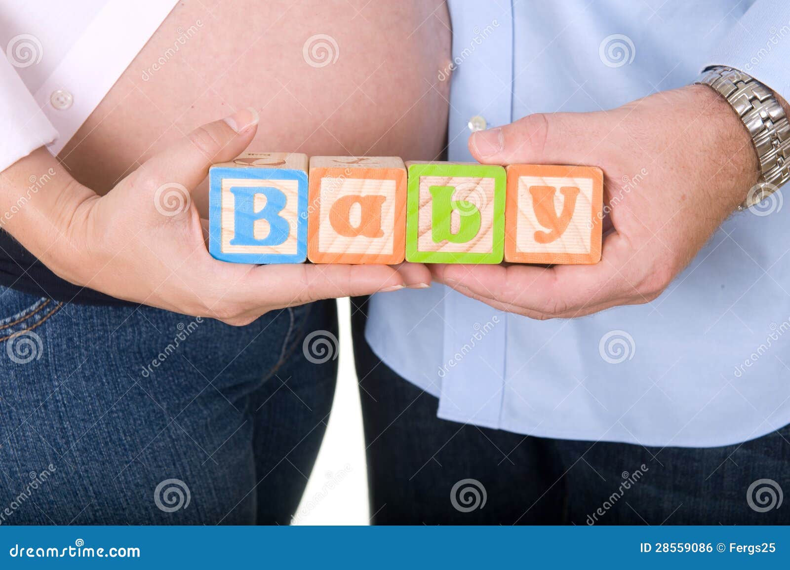 Expecting a baby stock photo. Image of hands, wooden - 28559086