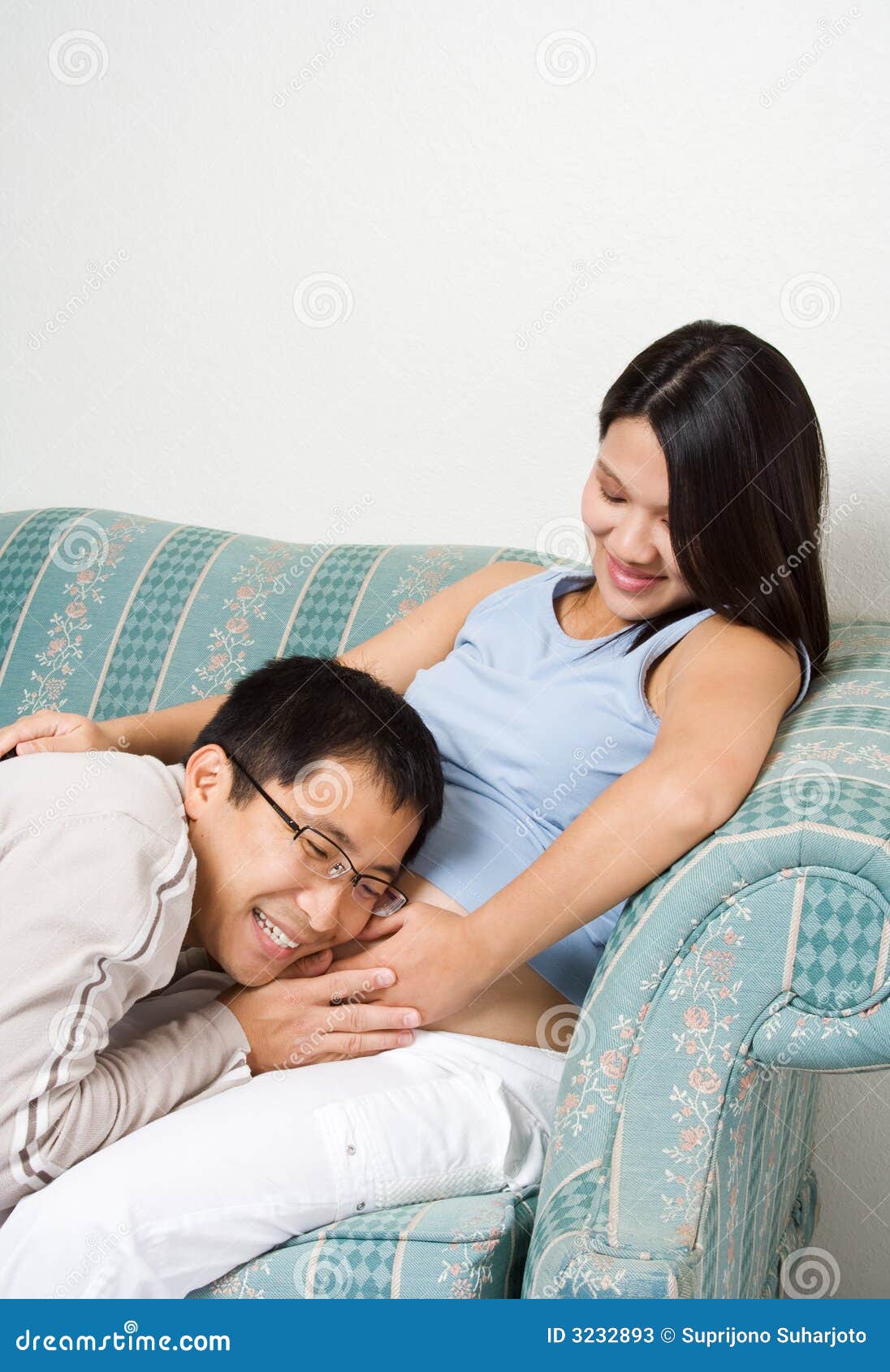 Expecting family stock image. Image of expectant, father - 3232893