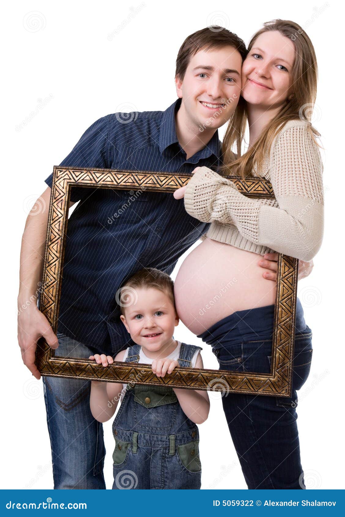 Expecting family stock photo. Image of parenthood, family - 5059322