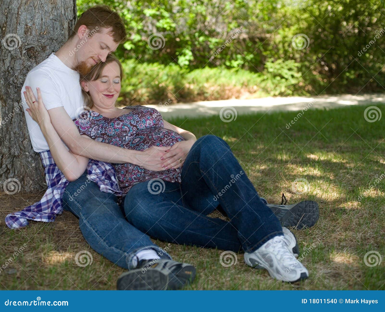 Expecting First Child stock photo. Image of belly, parent - 18011540